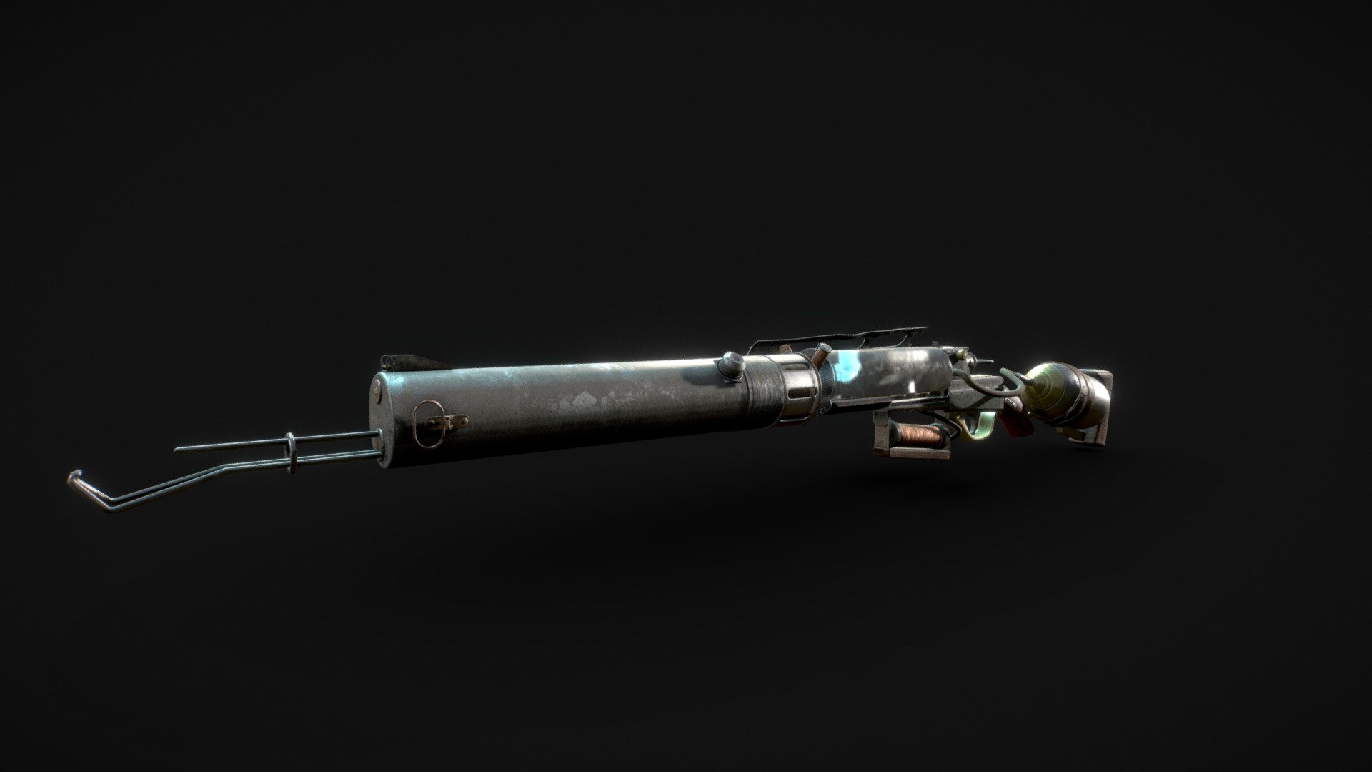 Dieselpunk Volt Rifle - 3D model by ChickenHatMan [24e74e3] - Sketchfab