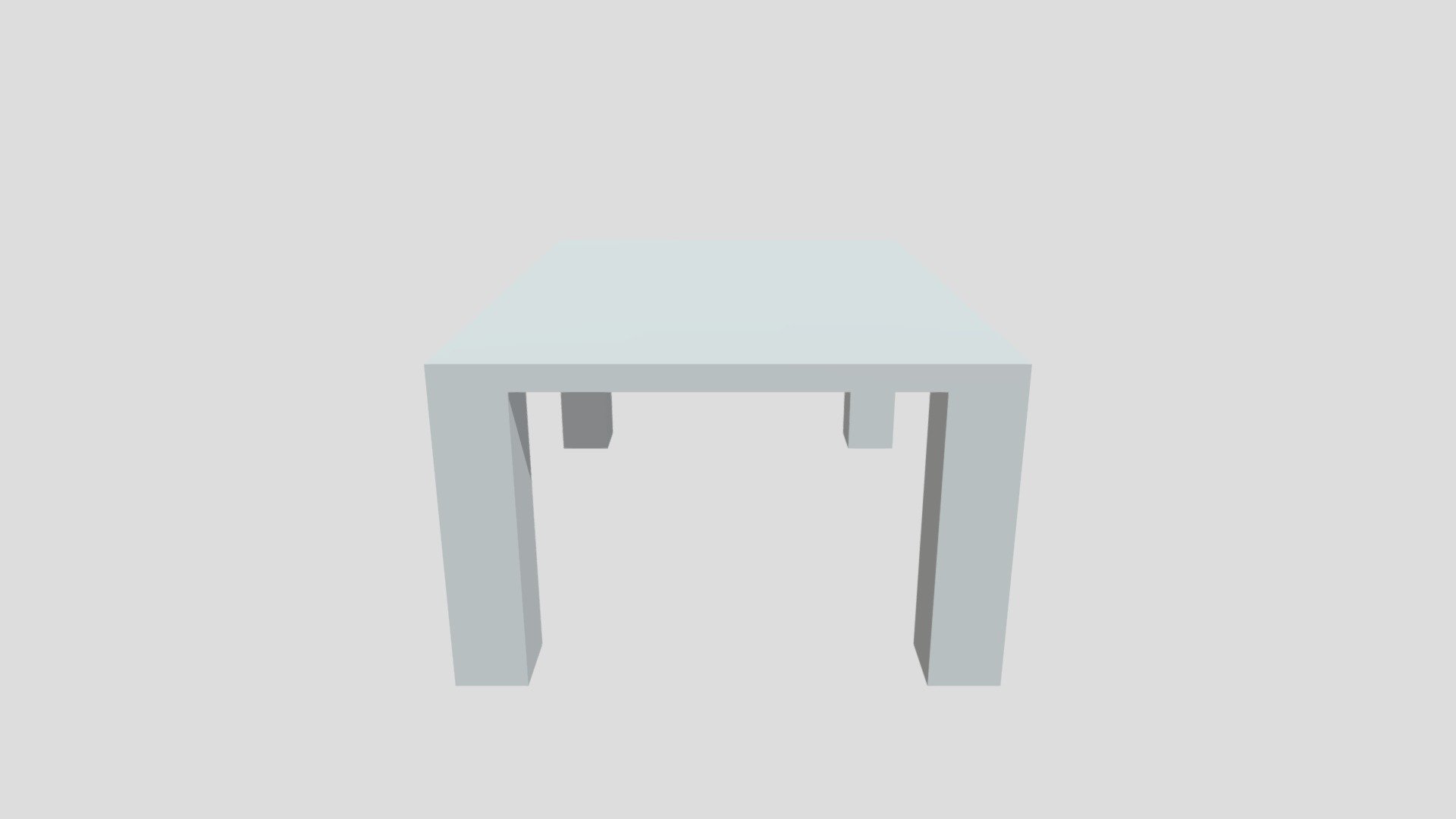 Simple Object #6- Dining Room Table - 3D model by Hannah Rizzi ...