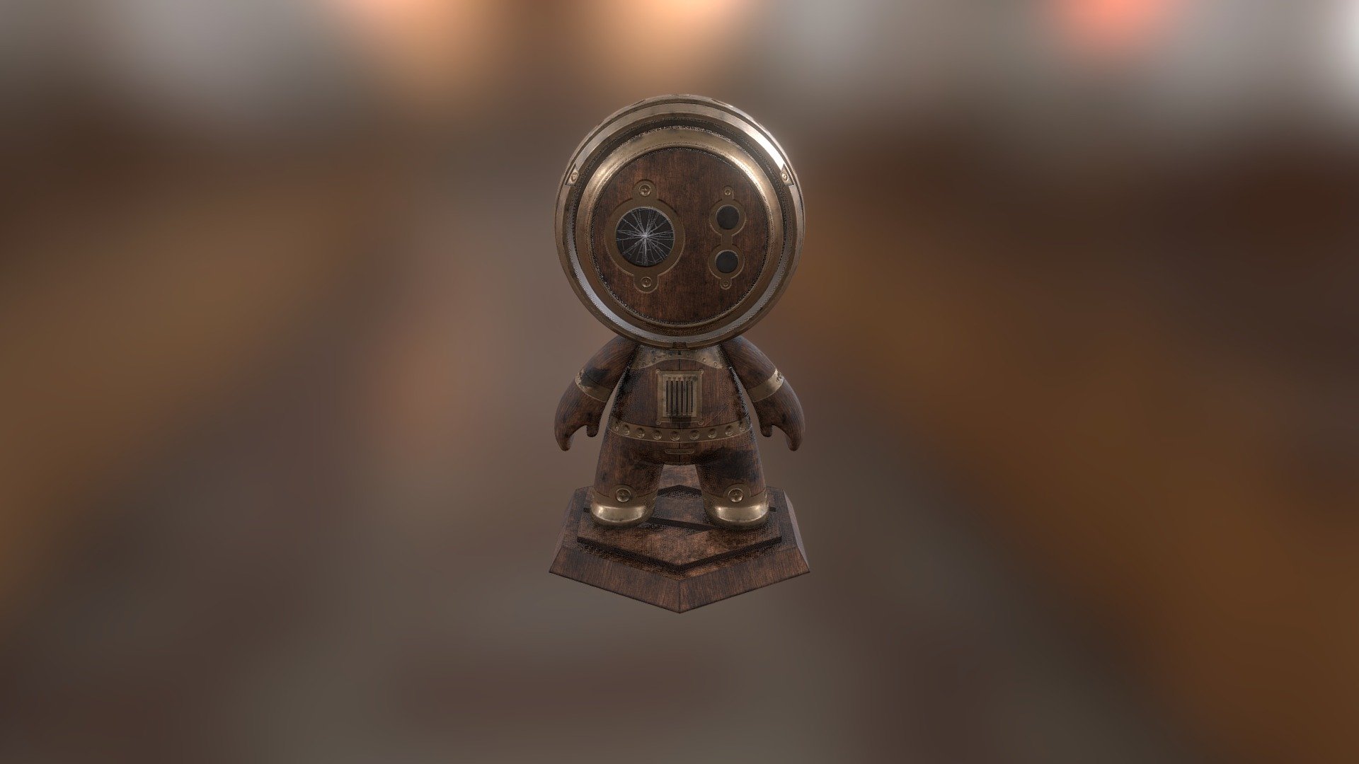 Steampunk Robot MAT - 3D model by JTaylor [24eaeac] - Sketchfab