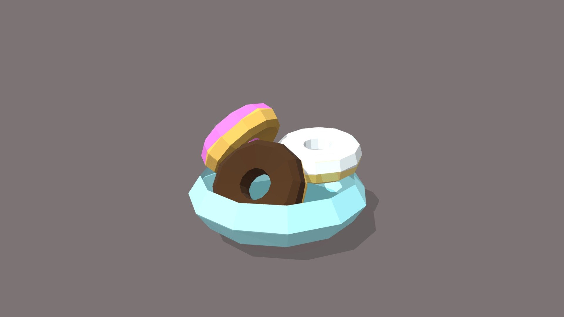 doughnut - 3D model by pawginaXO [24ecc32] - Sketchfab