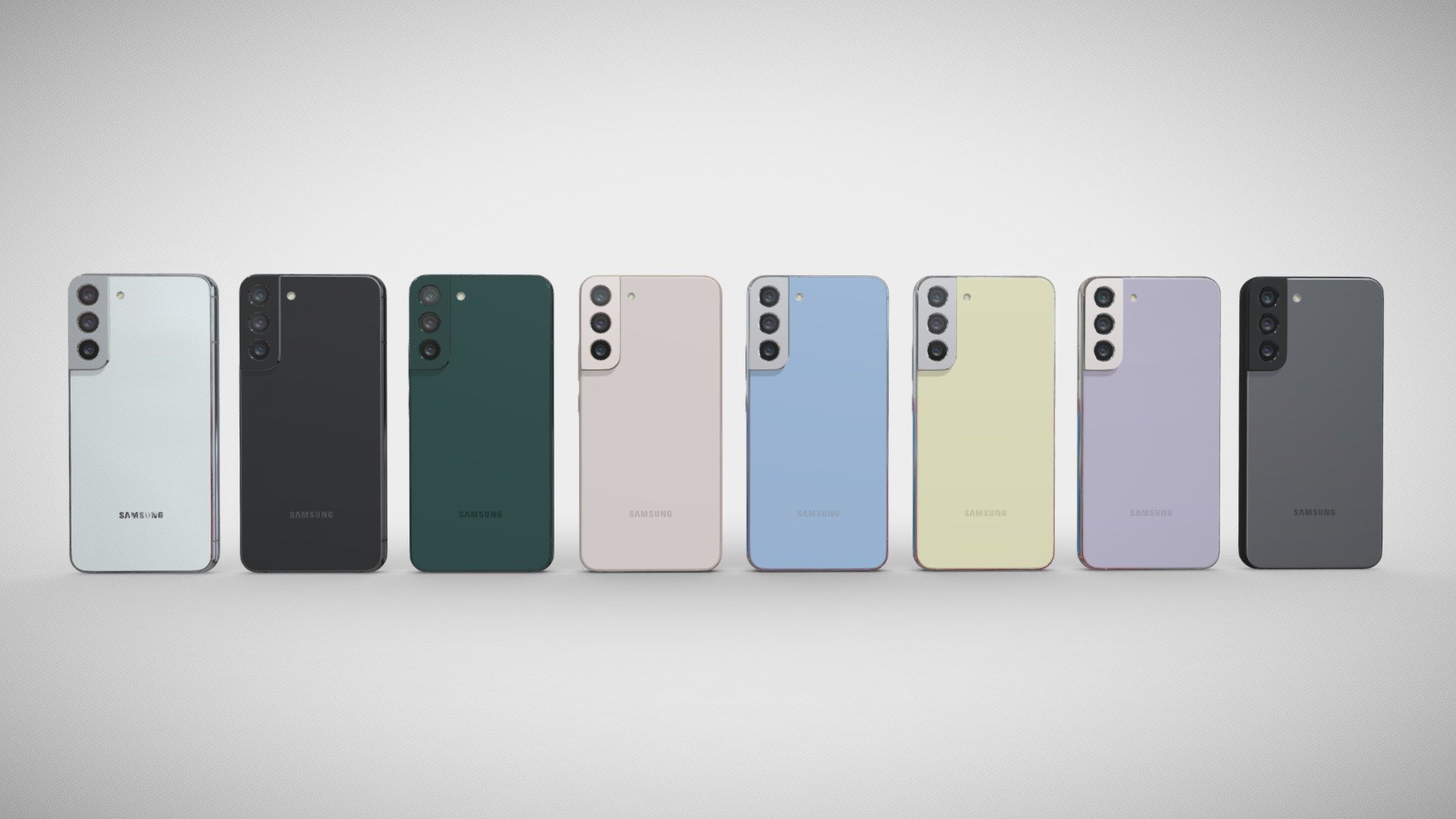 Samsung Galaxy S22 Plus all colors - Buy Royalty Free 3D model by ...