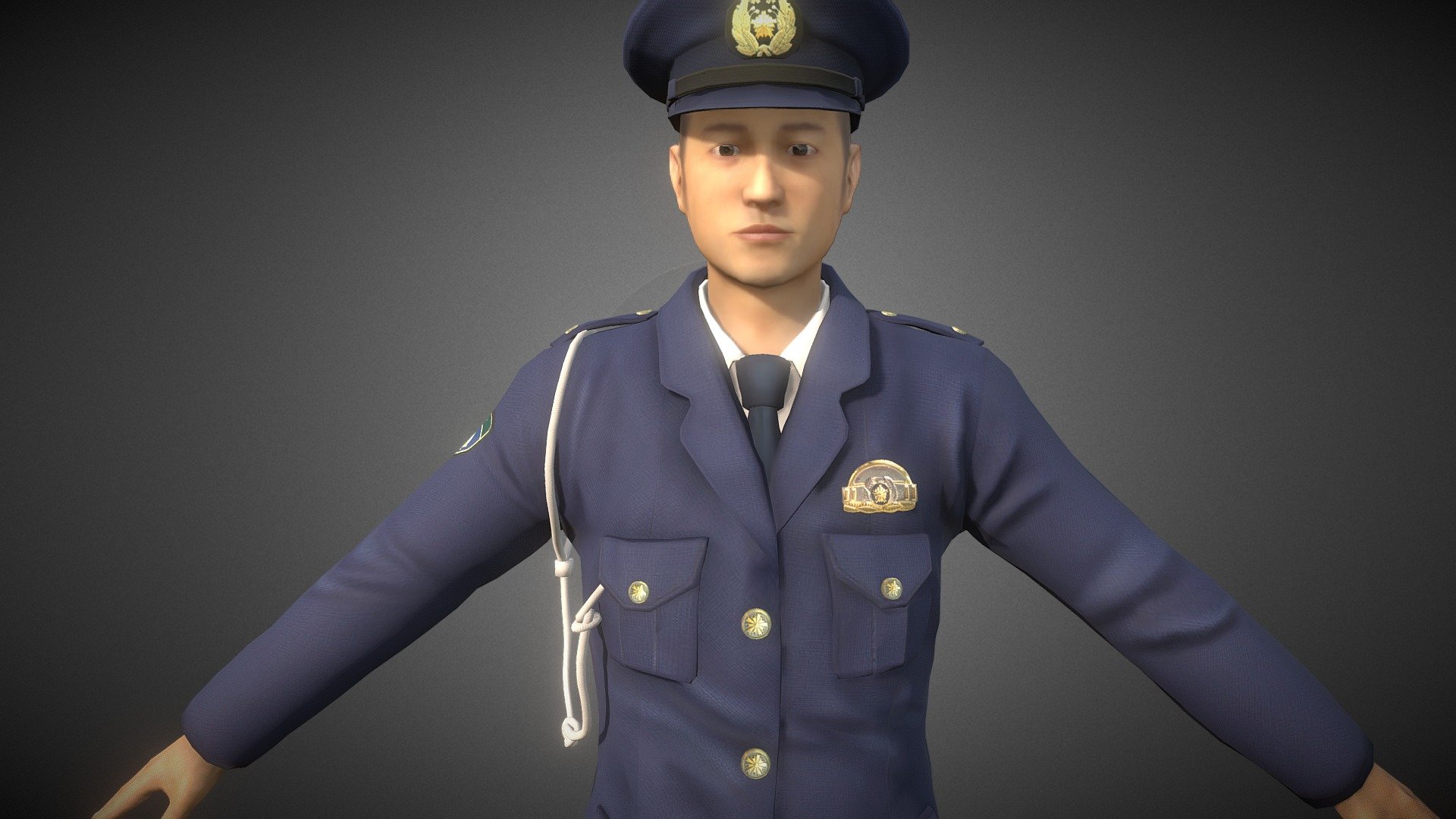 Japanese Police 0001 - Buy Royalty Free 3D model by animod [24eef9f ...