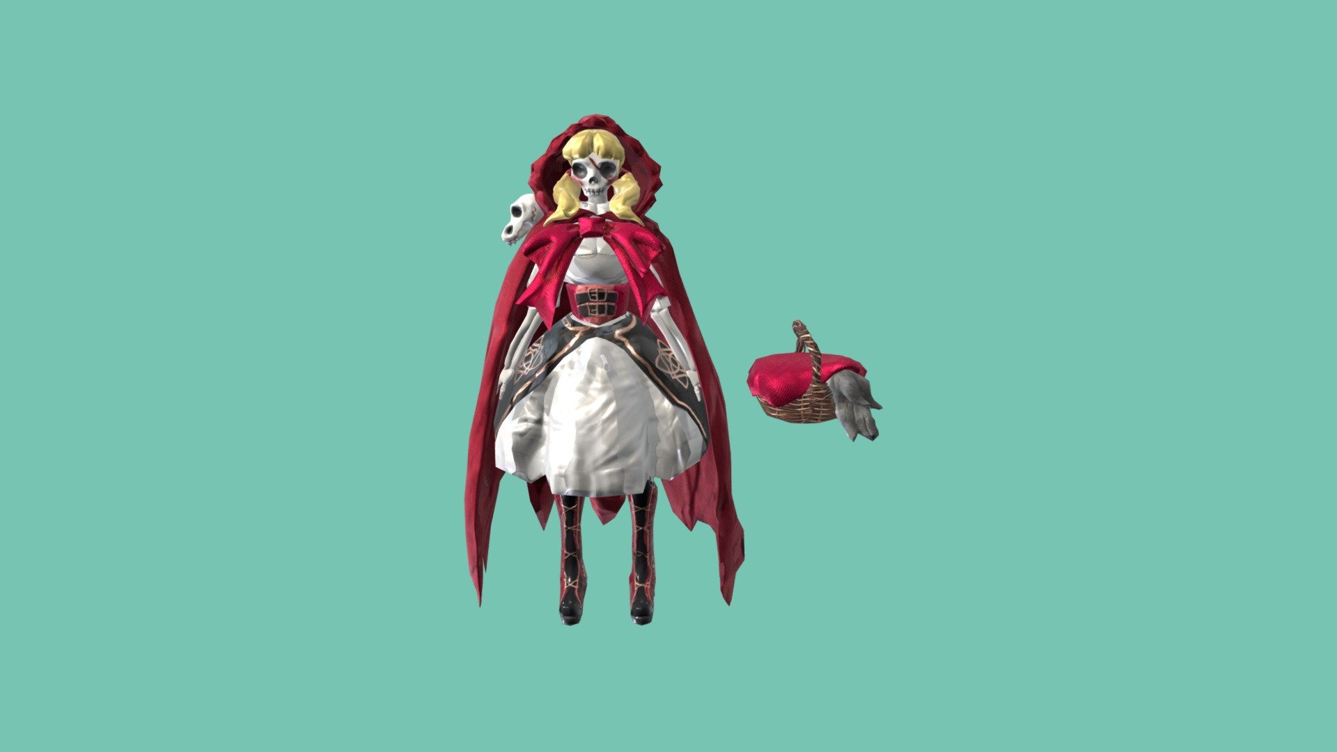 Chaperon Rouge Sculpt-Pose - 3D model by Elwinn (@CyrielleR) [24effa5 ...