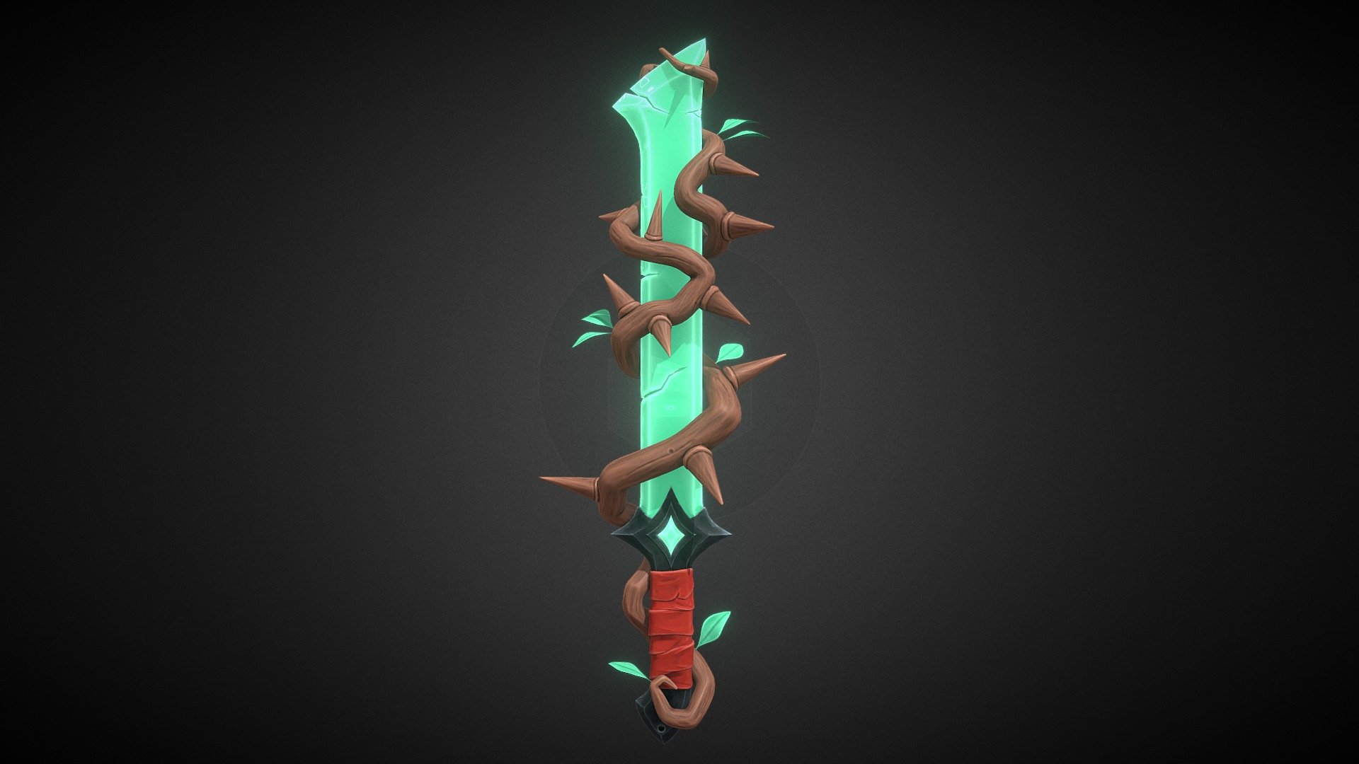 Stylized Sword - Forest Blade - 3D model by Ian_IL [24f3594] - Sketchfab