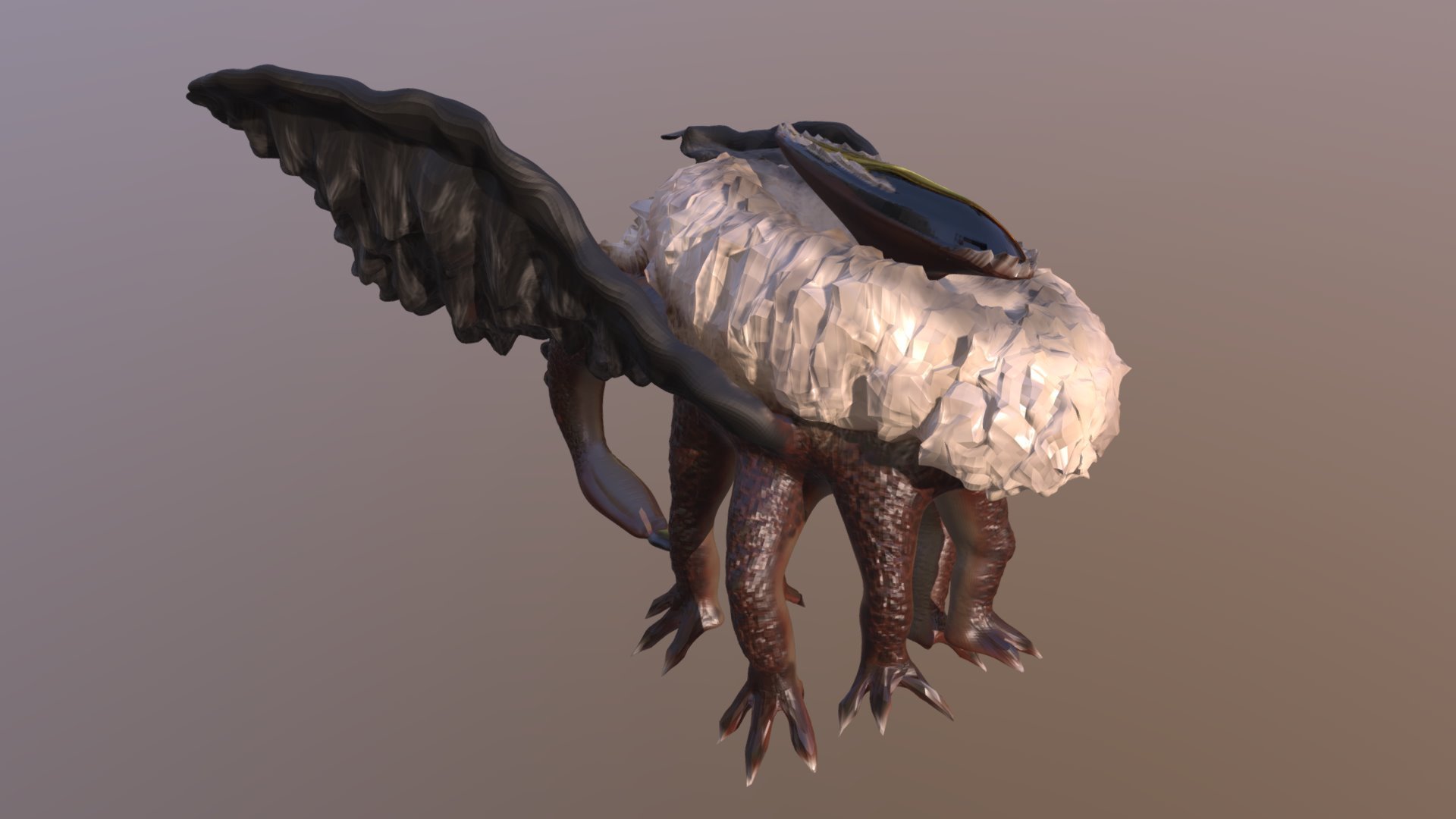 David Lin - Organic Creature - 3D model by Spacebender (@DavidJr.Lin ...