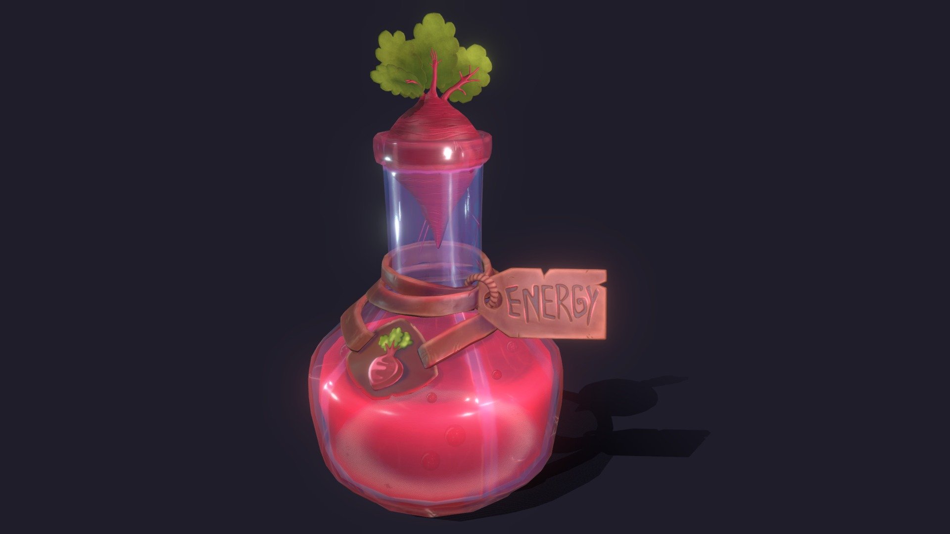 Energy Potion_3D Practice - 3D model by shandesouza [24f5415] - Sketchfab