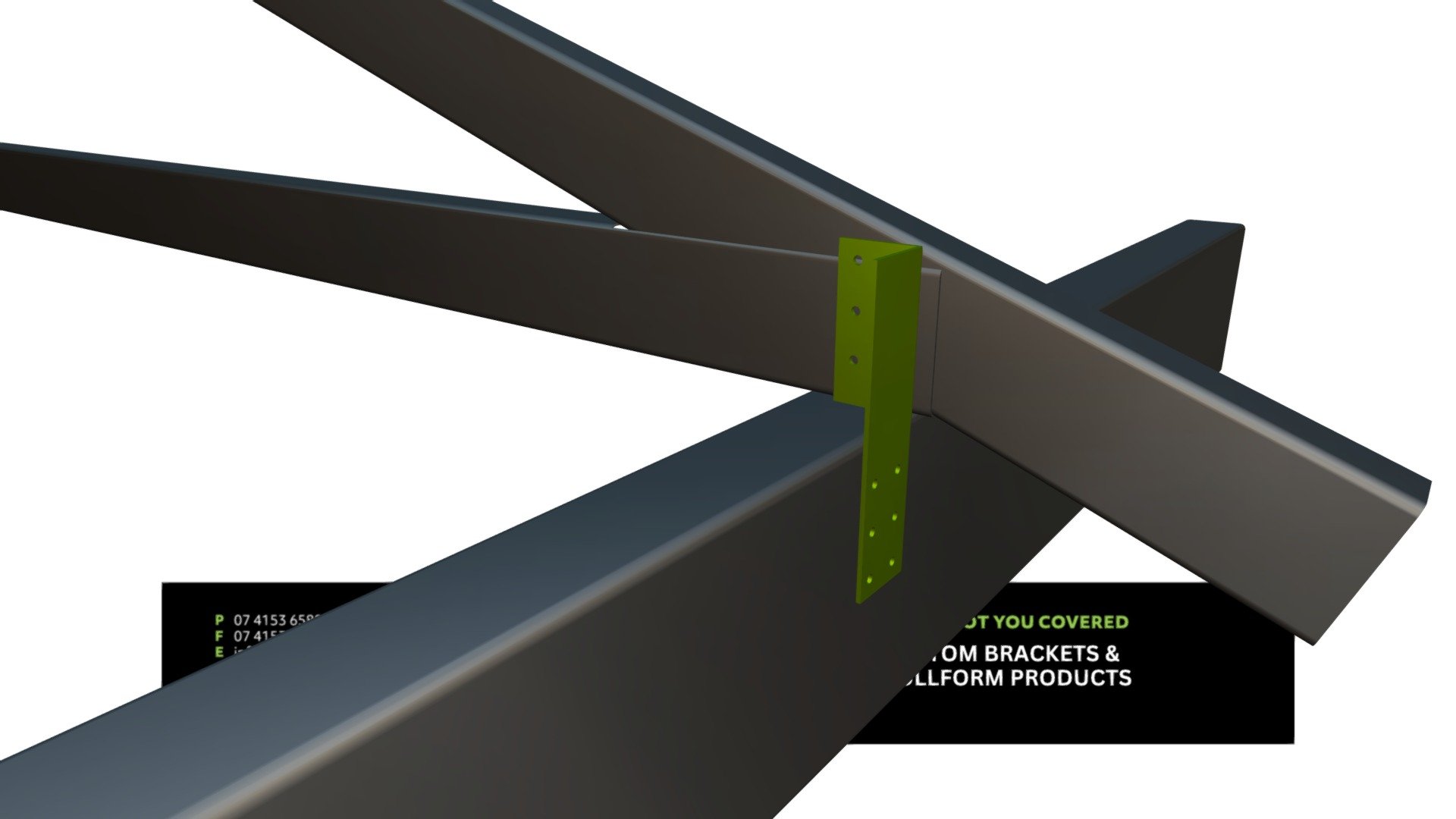 EFTD50L Notched EQ Angle 50x50x3 Left - 3D model by mchughsteel ...