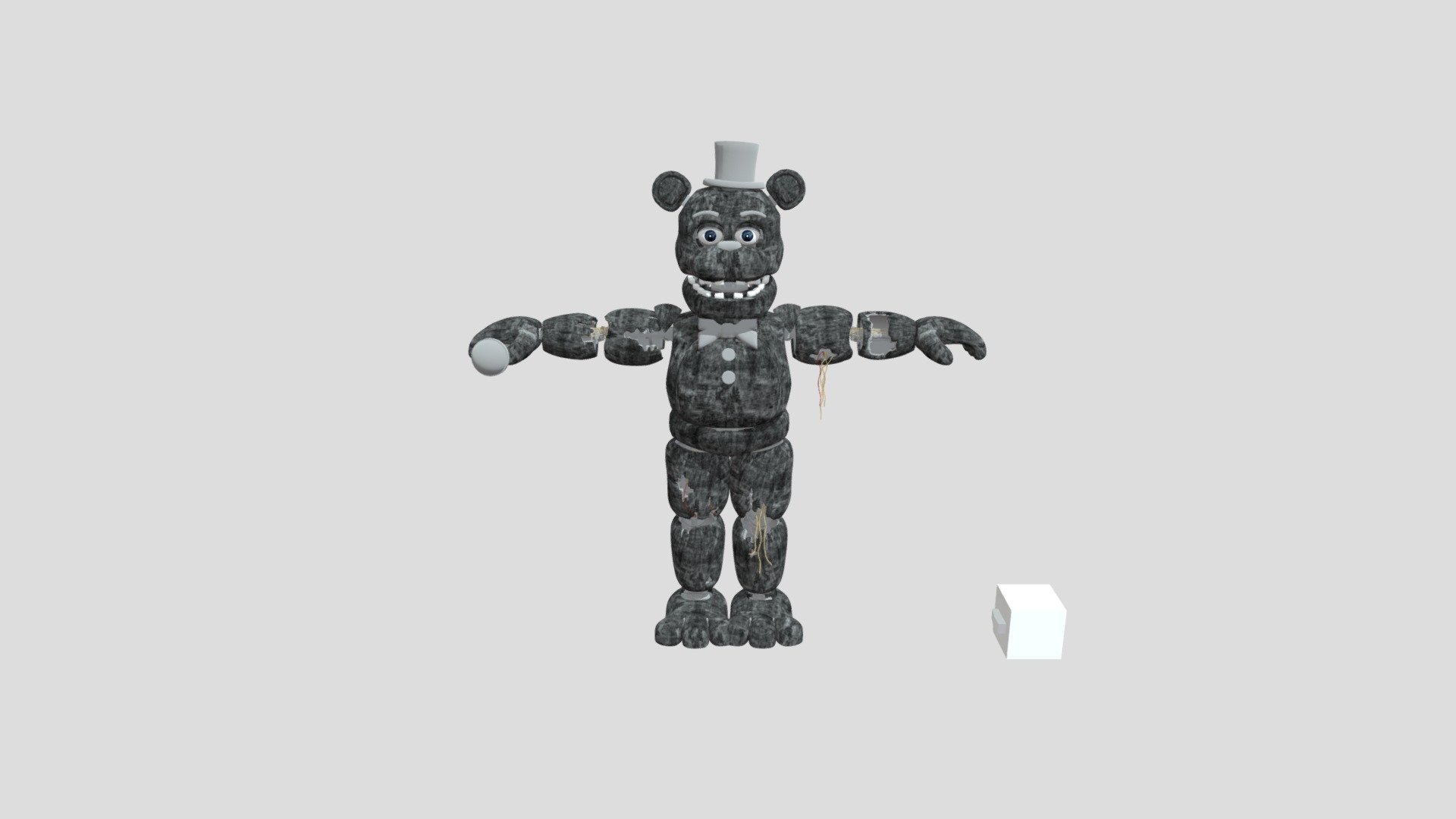 Withered Freddy Fazbear_REMASTER - Download Free 3D model by ...