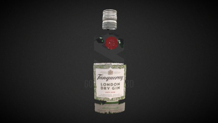 Gin-bottle 3D models - Sketchfab