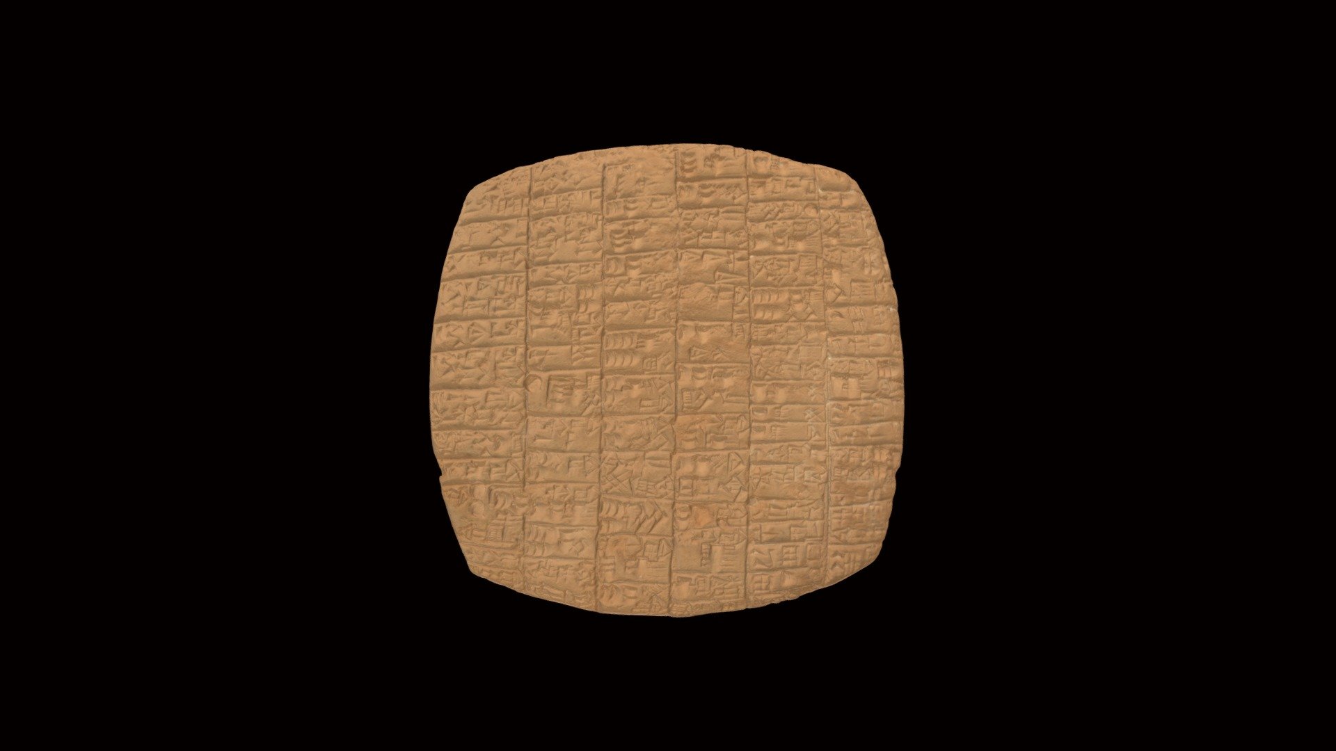 Cuneiform Tablet HMANE1904.4.6 - 3D model by Harvard Museum of the ...