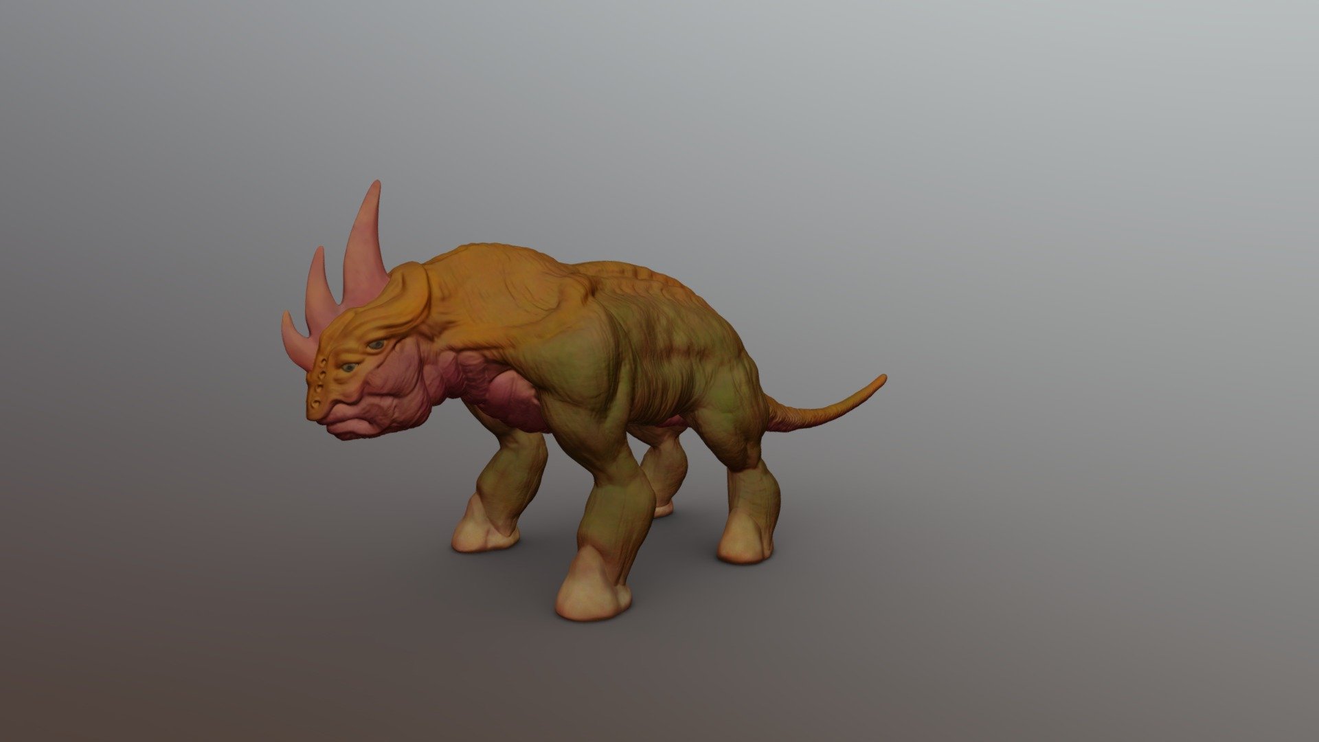 Copper back beast - 3D model by ivezSY [24fa5f3] - Sketchfab