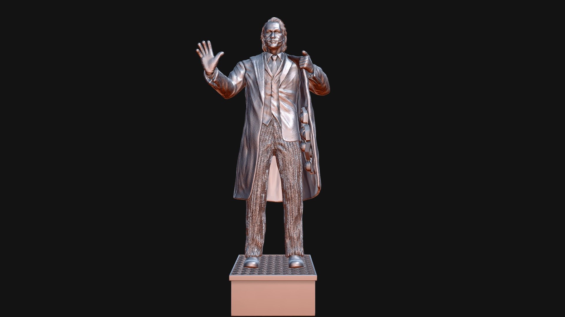Joker heath ledger 3dprintable - Buy Royalty Free 3D model by ...