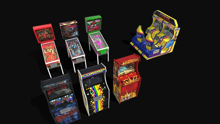 Arcade-machine 3D models - Sketchfab