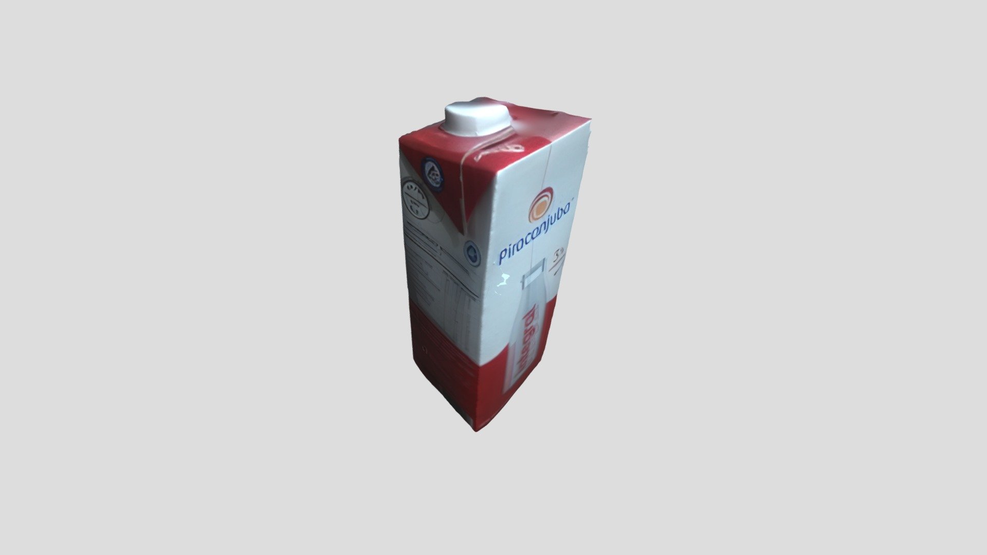 Damaged Low-Poly Milk Bottle 3D Model - Download Free 3D model by ...