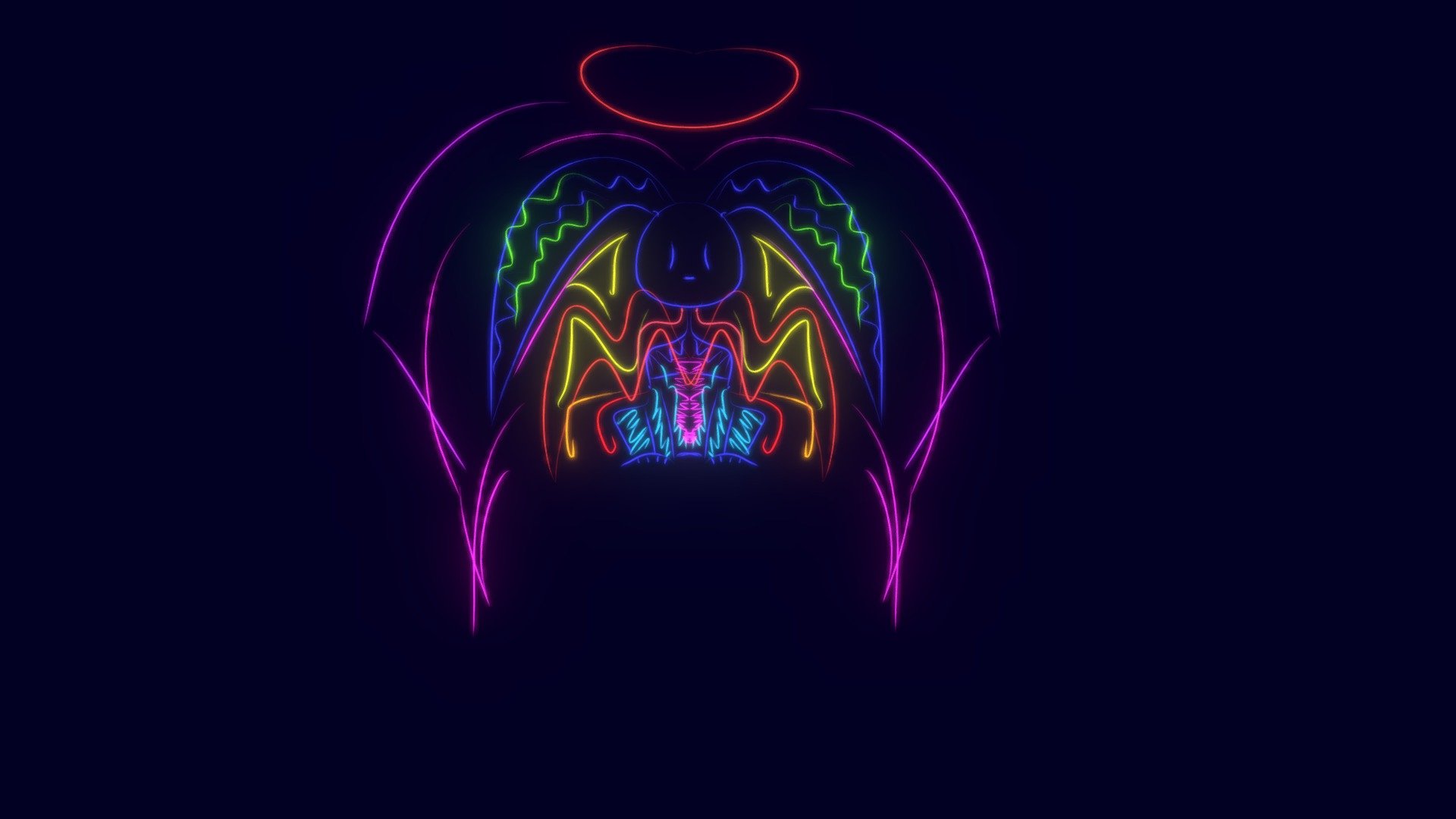 FURRY NEON ANGEL - Download Free 3D model by kwashawndsizer [24fc702 ...