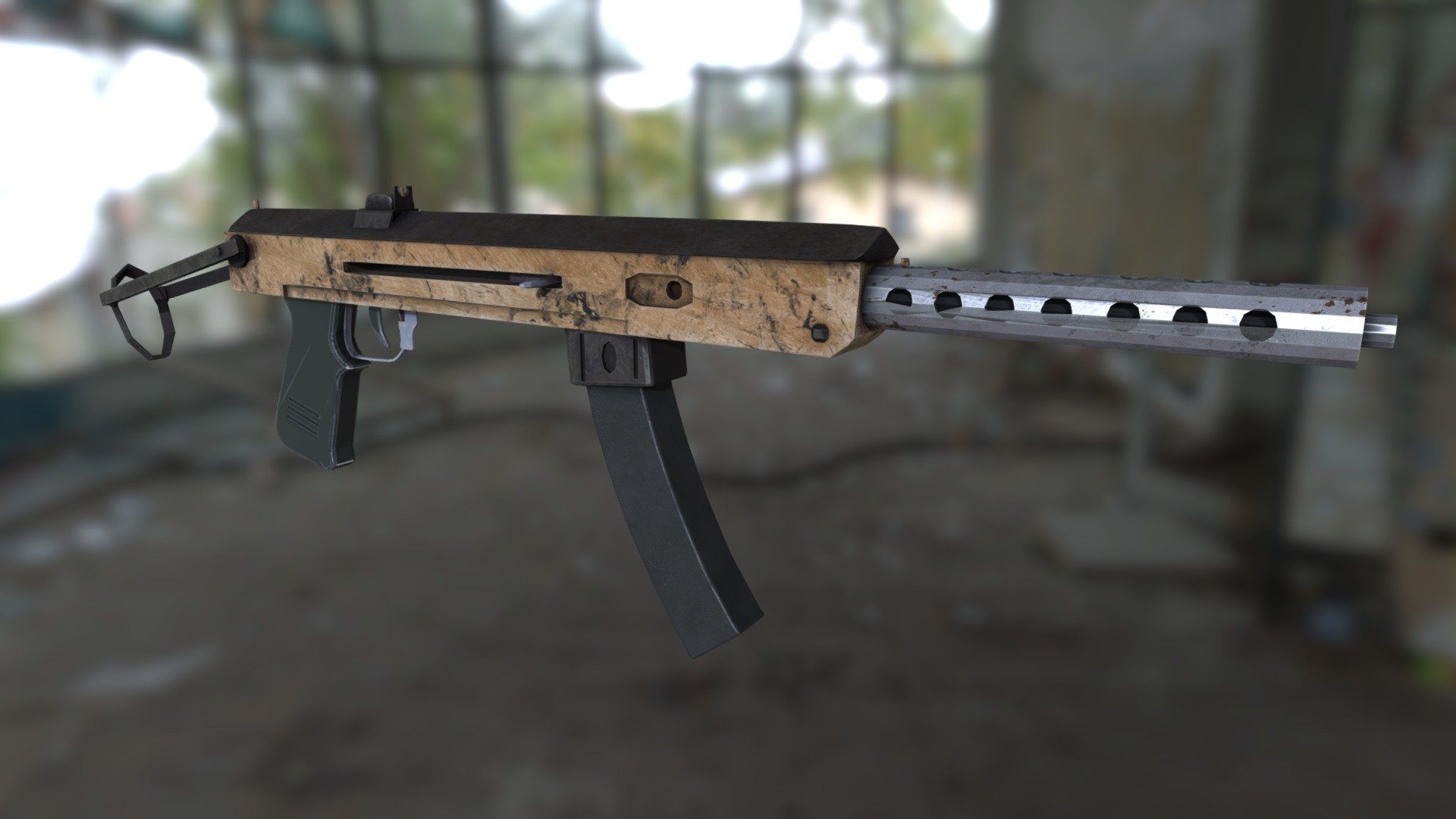 Makeshift PPS-43 - 3D model by legendnation3 [24fc803] - Sketchfab