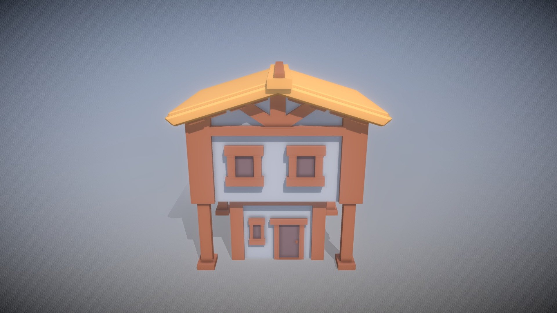 Low poly House 3 - 3D model by ImZec (@SoyZec) [24fd23b] - Sketchfab