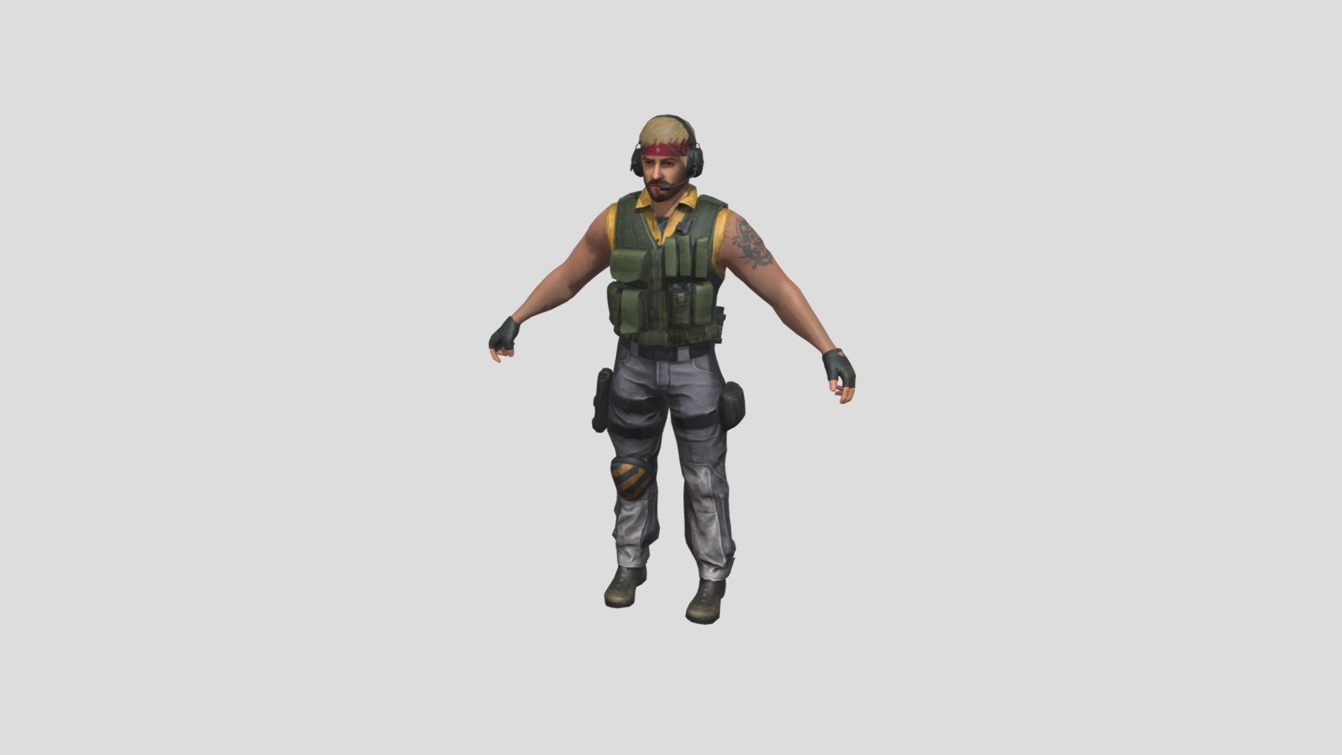 pirate character from standoff 2 - 3D model by maxovaroy [24ffb87 ...