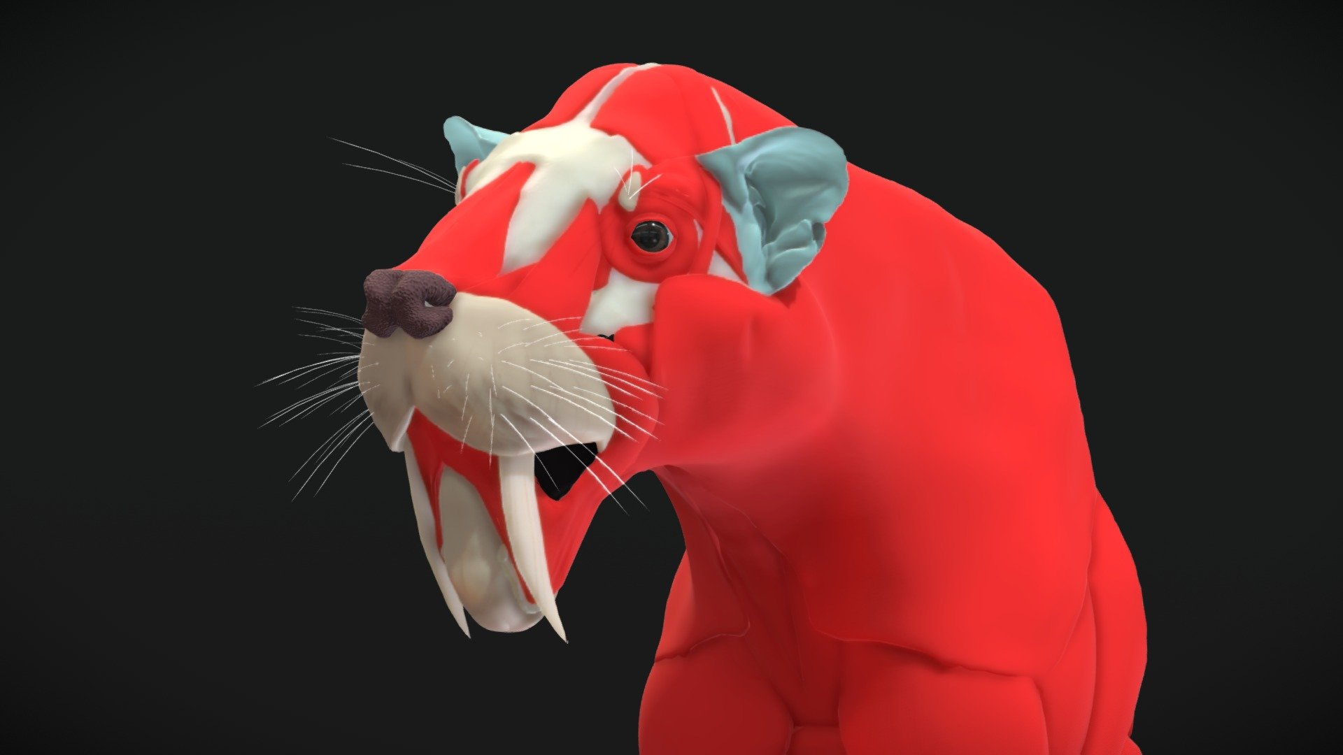 Barbourofelis fricki - 3D model by Iofry [250292d] - Sketchfab