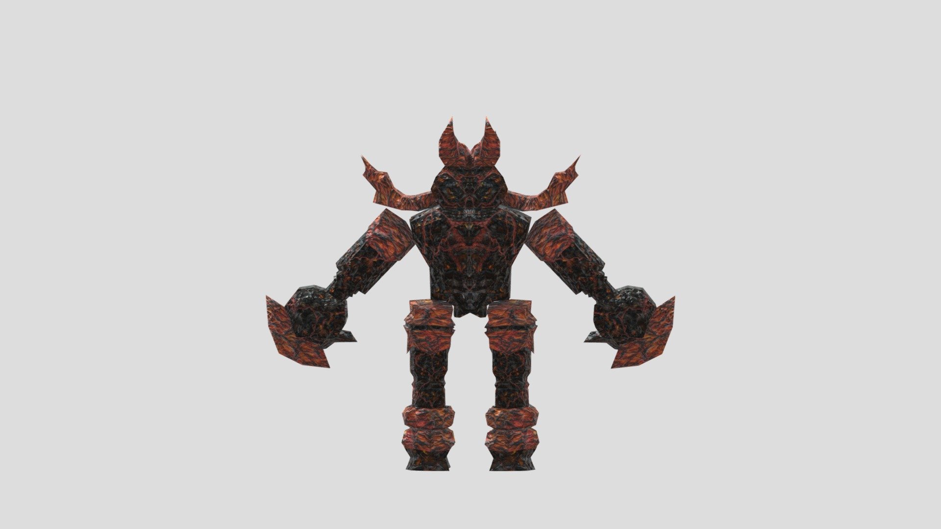 fire titan boss - 3D model by LeDieuDesLicornes [250434c] - Sketchfab