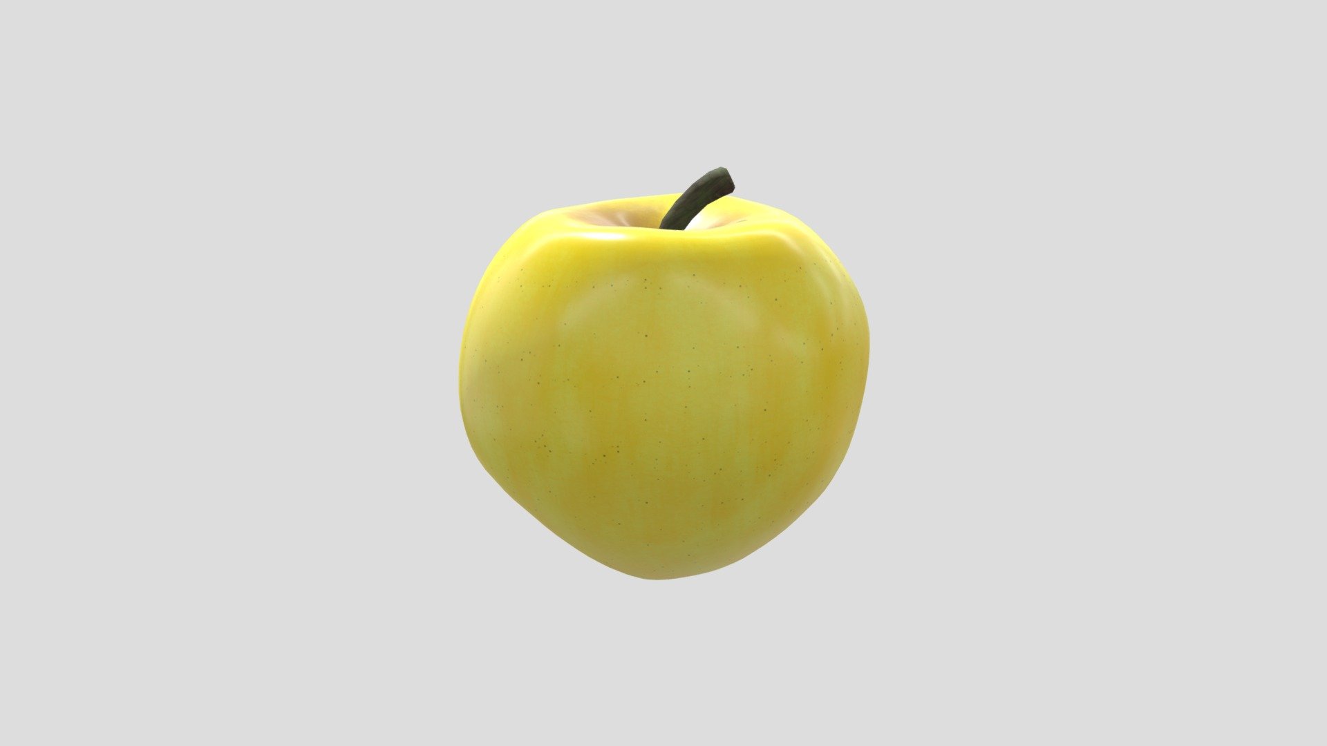 Yellow Apple - 3D model by RudyM (@Rooster17) [25050b1] - Sketchfab