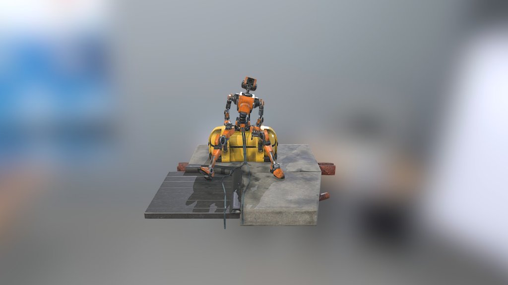 Robot Extasy scene 002 - 3D model by kaze (@ijarasiikaze) [25088d2 ...