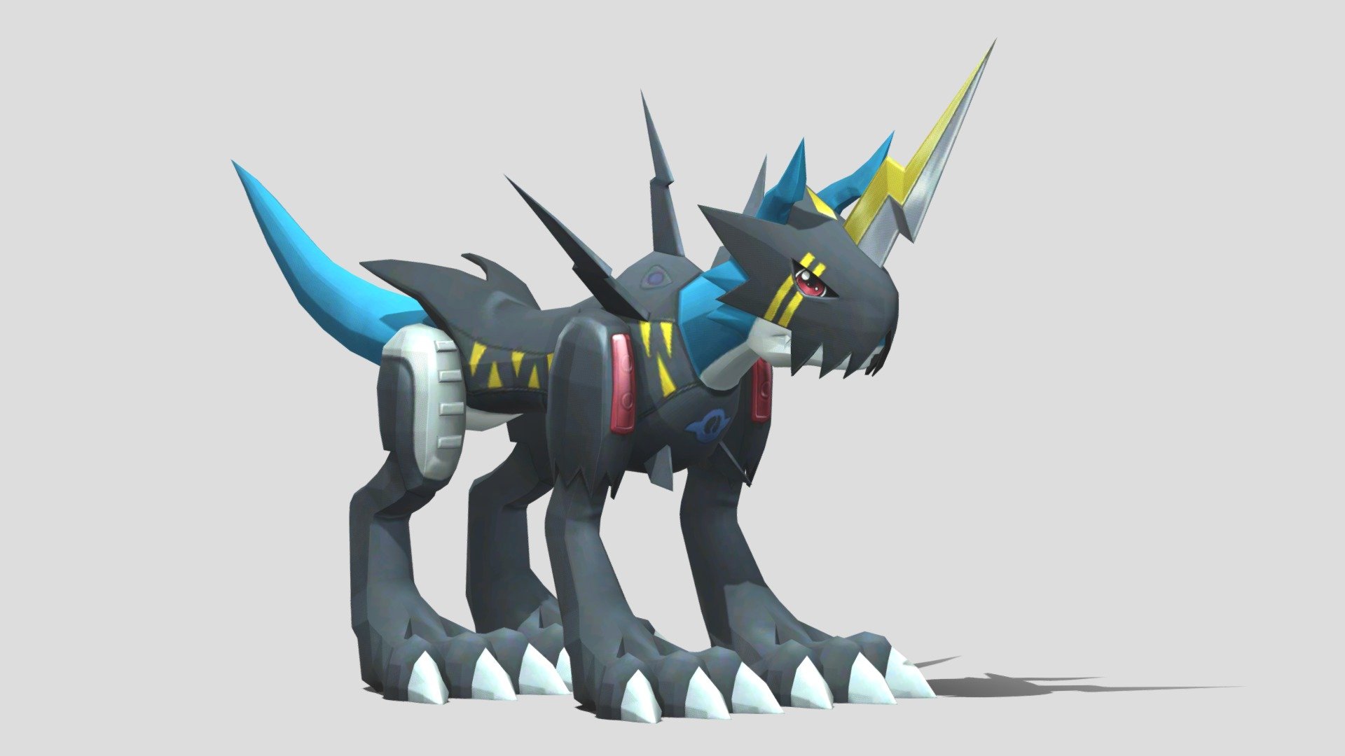 Lighdramon - Download Free 3D model by DrewsDigitalDesigns [25092c7 ...