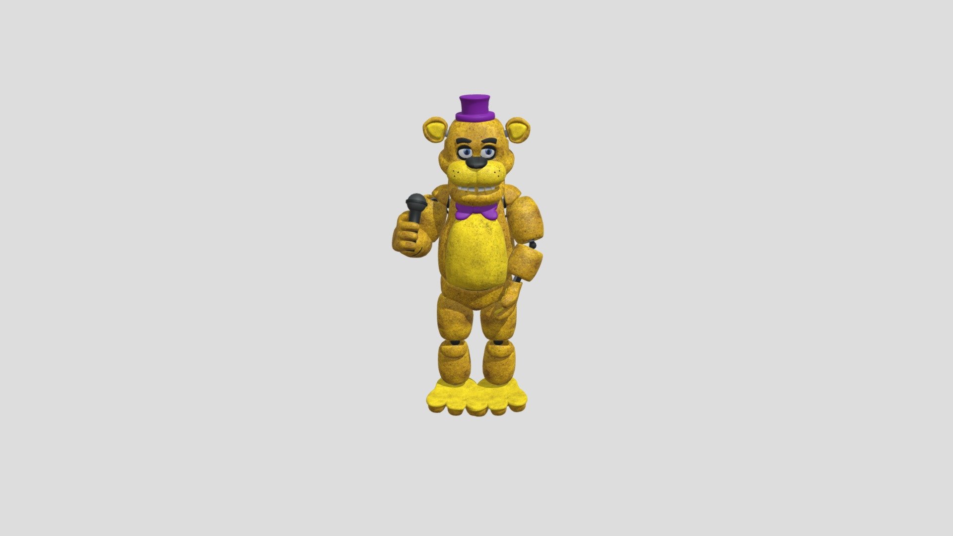 Fredbear Fnaf - 3D model by jaseroonie4 [250a00d] - Sketchfab