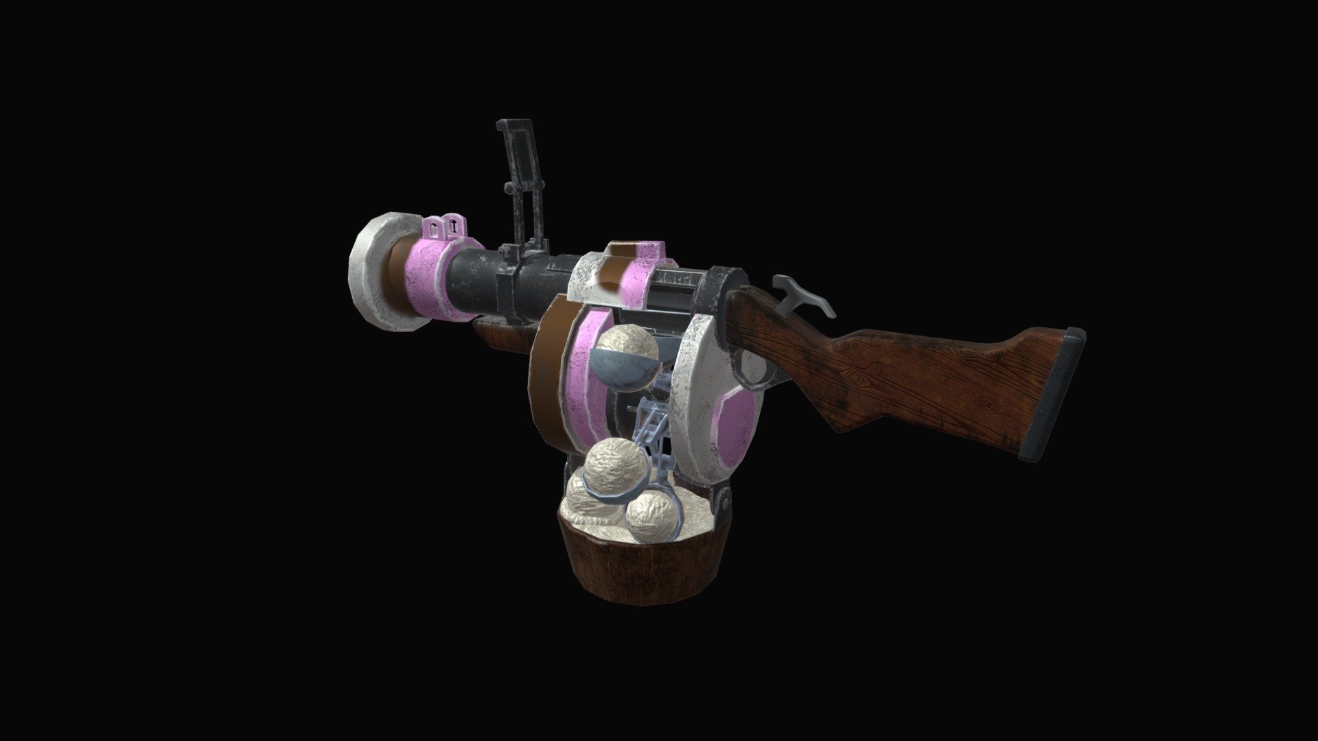 Game Gun - 3D model by Steeven Gaulin (@sgaulin) [250c2ee] - Sketchfab
