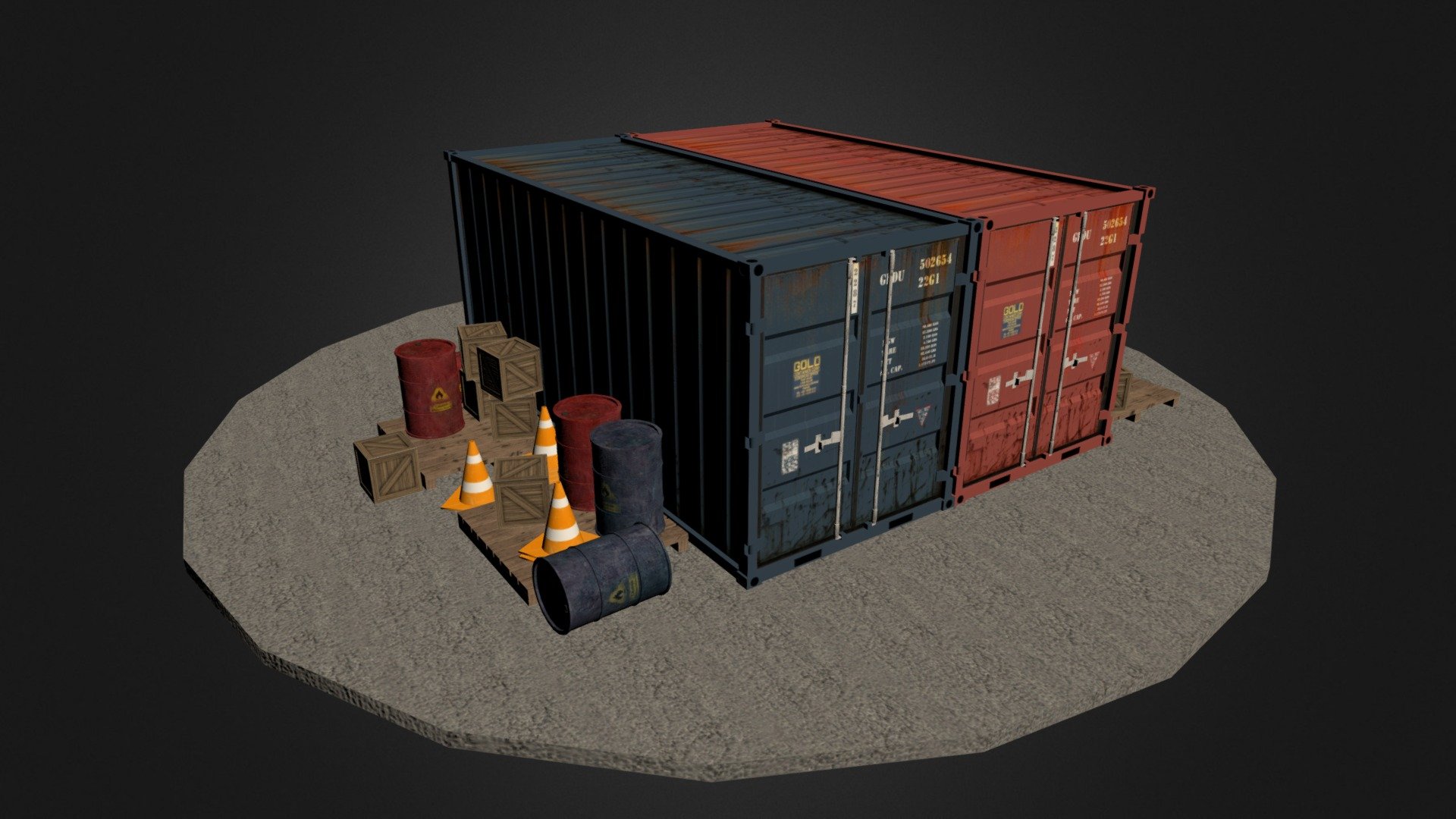 Game Props - 3D model by rohithsundar [250c9de] - Sketchfab