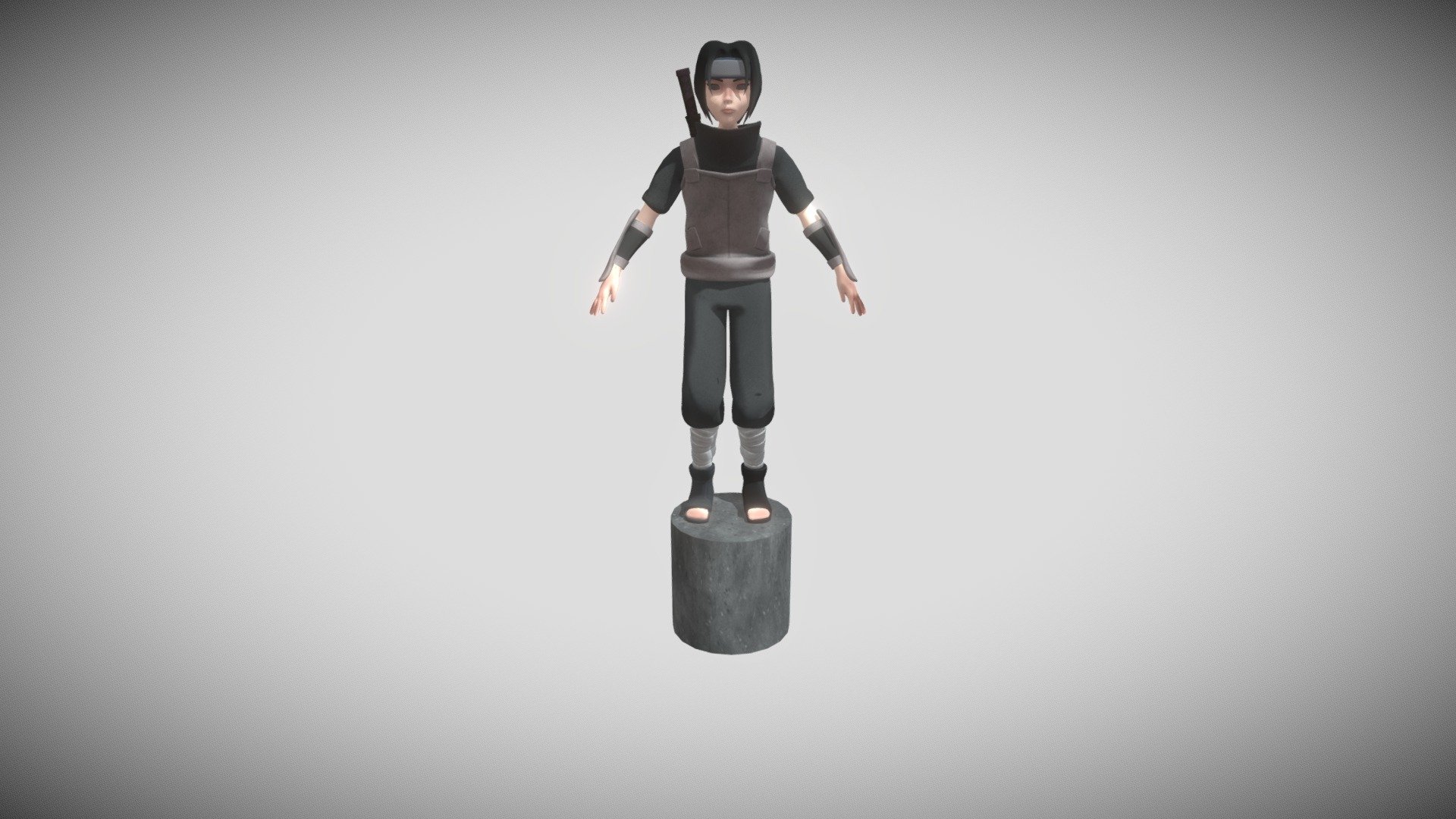 Itachi Uchiha Download Free 3d Model By Captaainro 250dbd1 Sketchfab