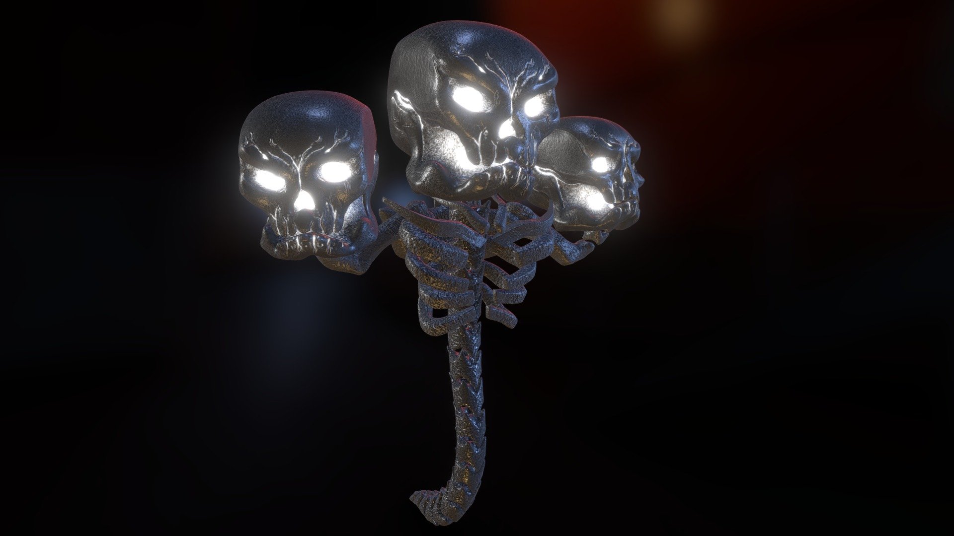 Minecraft Wither Skeleton Head Wallpaper