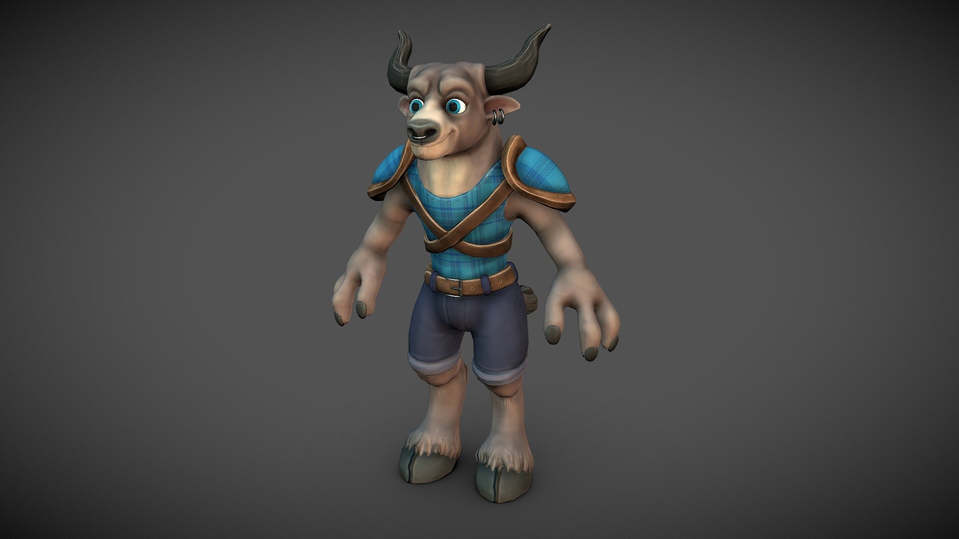 Bull boi - 3D model by lottakar [25132a3] - Sketchfab