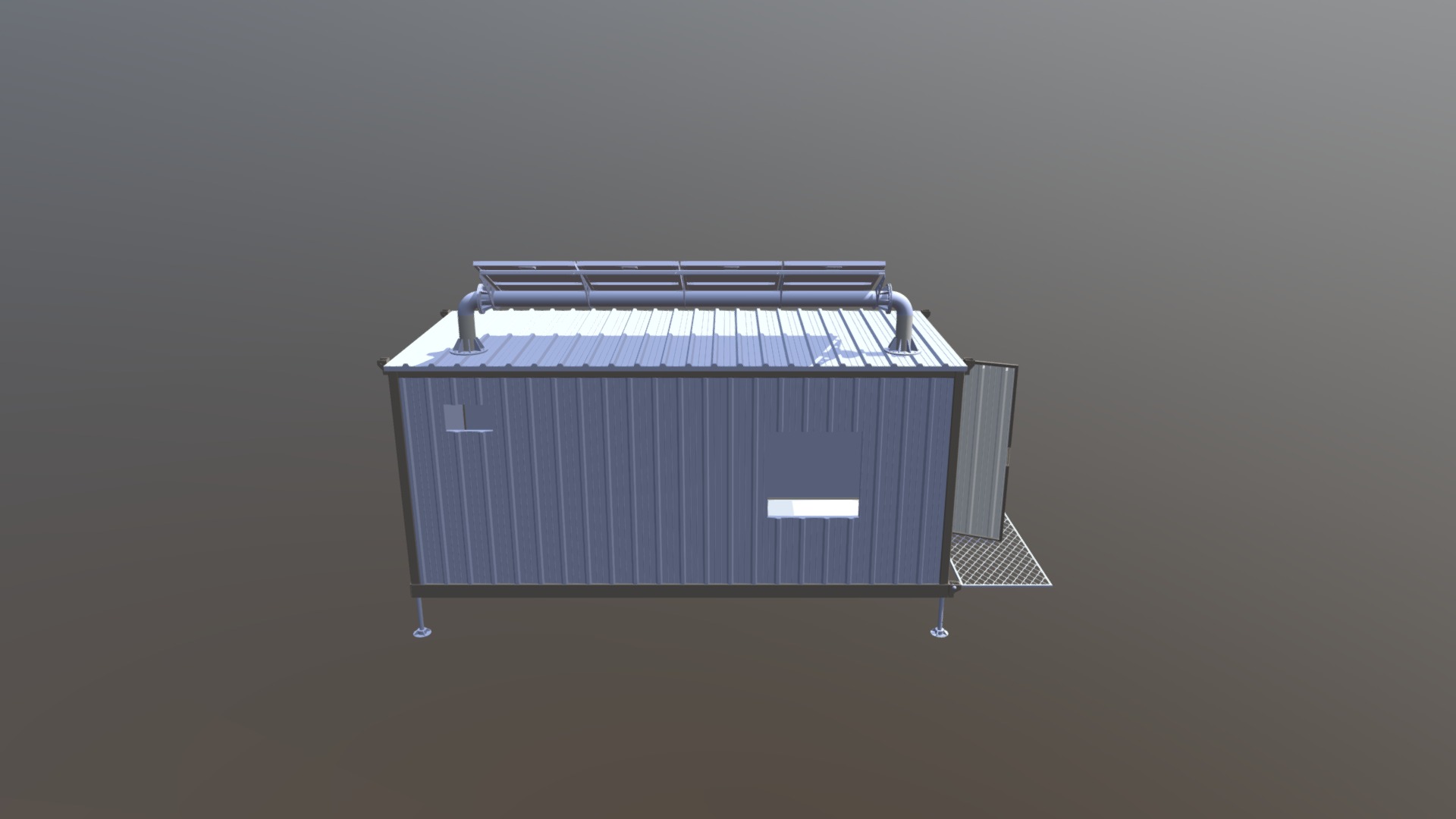 Contenedor_Habitacional - 3D model by cao8 [2513492] - Sketchfab
