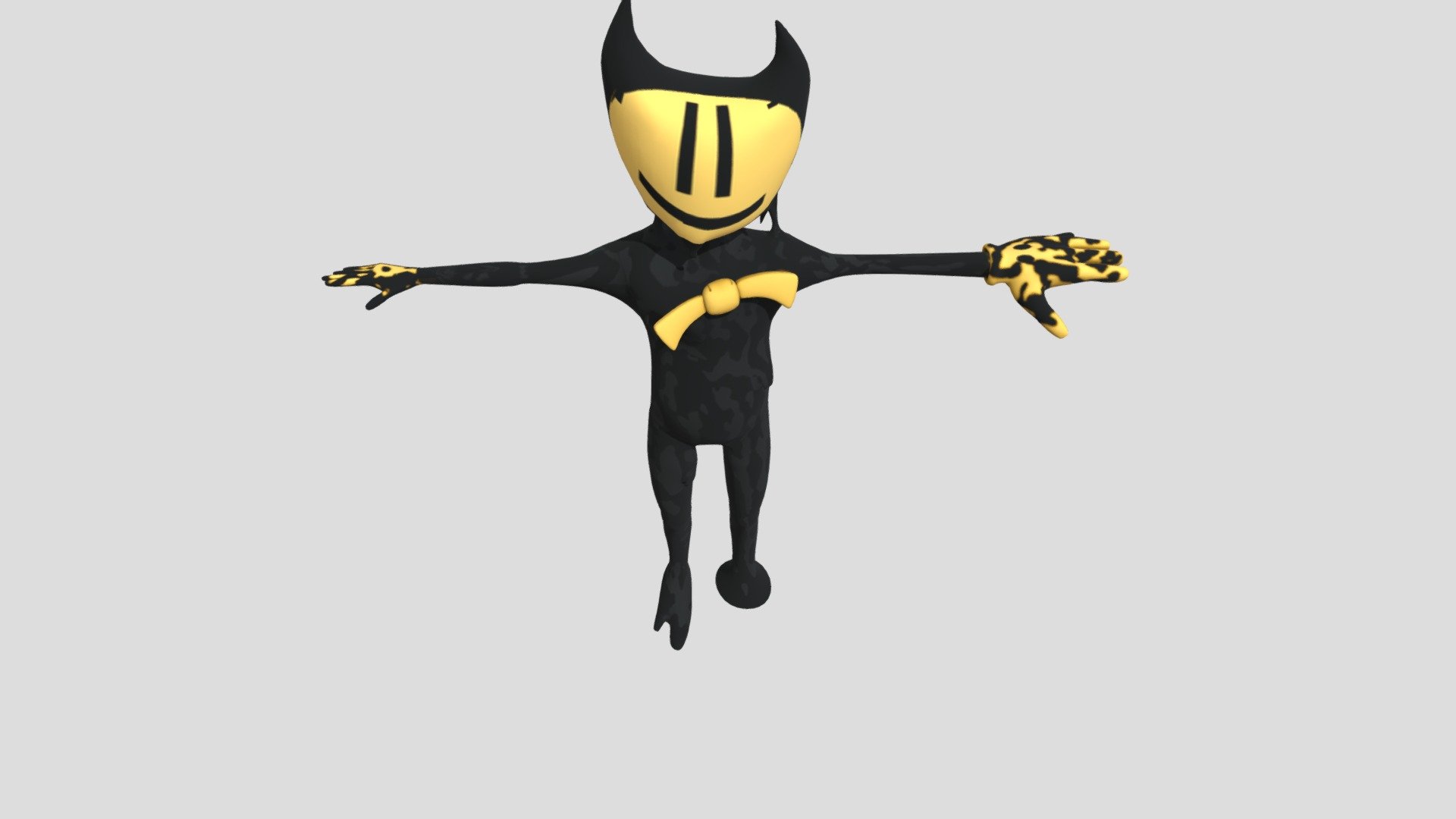 happy bendy = ) - 3D model by Goosey67676 [2514dca] - Sketchfab