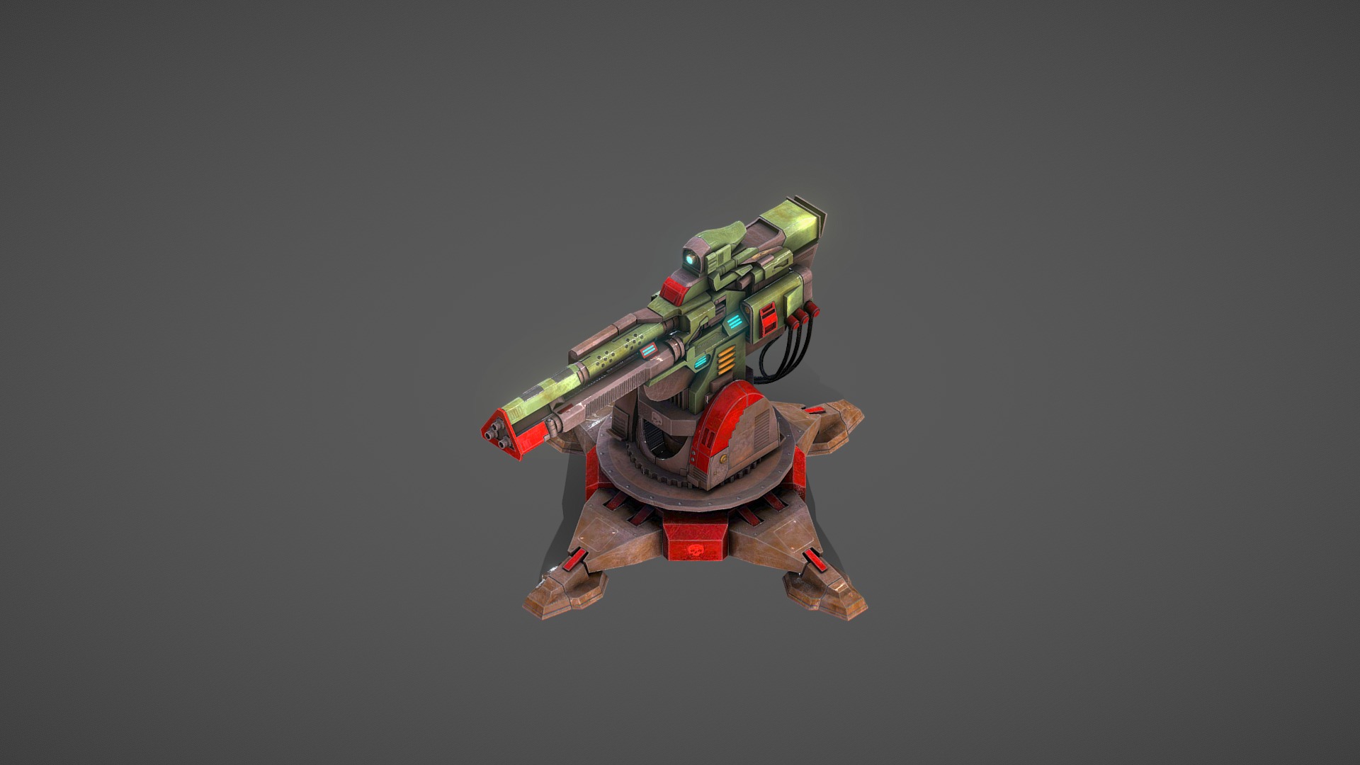Sentry Gun - 3D model by Hammerplay [2515000] - Sketchfab