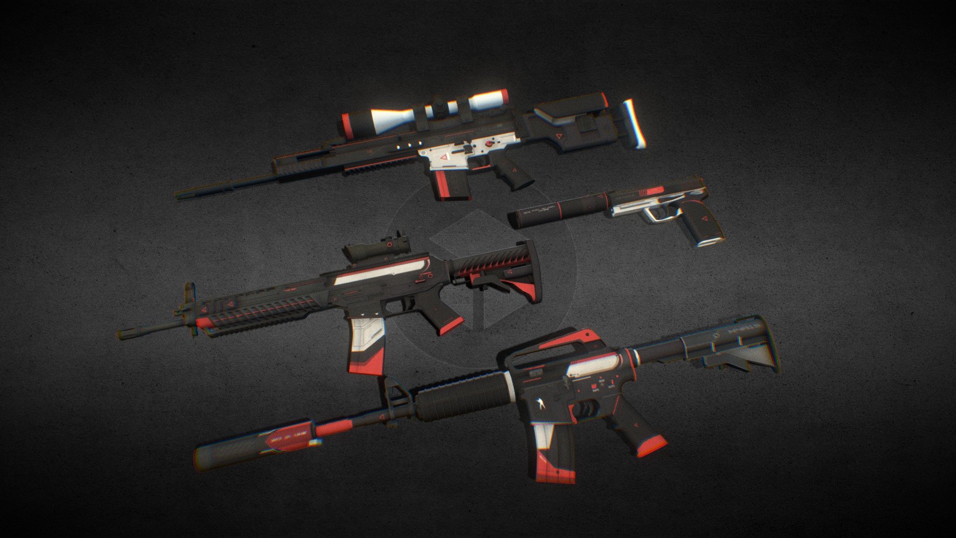CS2 Cyrex Collection - 3D model by KalashCG (@amjadkalash2000) [2516872 ...