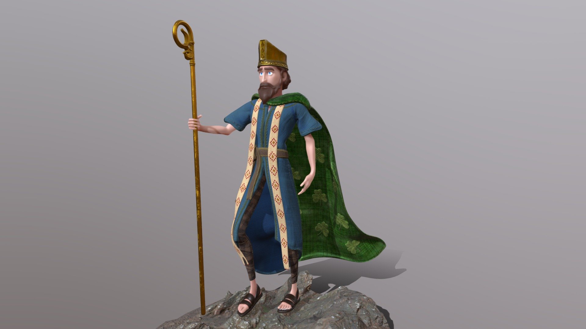 Mini St.Patrick - 3D model by Noho (@niallohoisin) [251865a] - Sketchfab