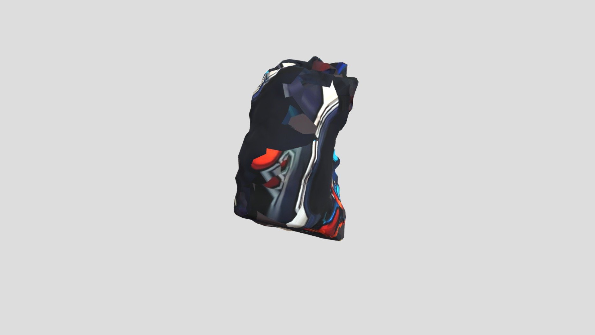 An-illustration-of-a-colorful-nike-shoe-floating - 3D model by ...