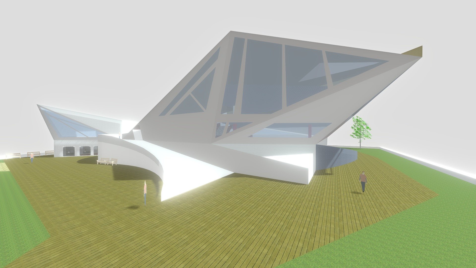 Daniel Libeskind Art Museum - 3D model by Stacked [2518f9a] - Sketchfab