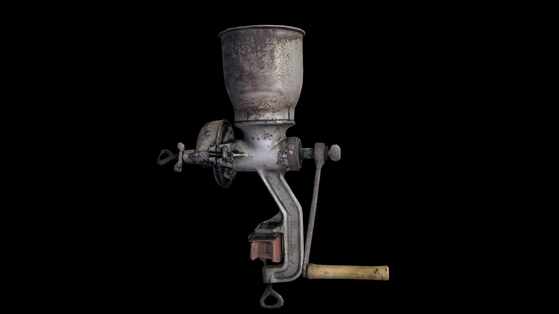Old cuban coffee grinder (1960s) - Buy Royalty Free 3D model by Raiz ...