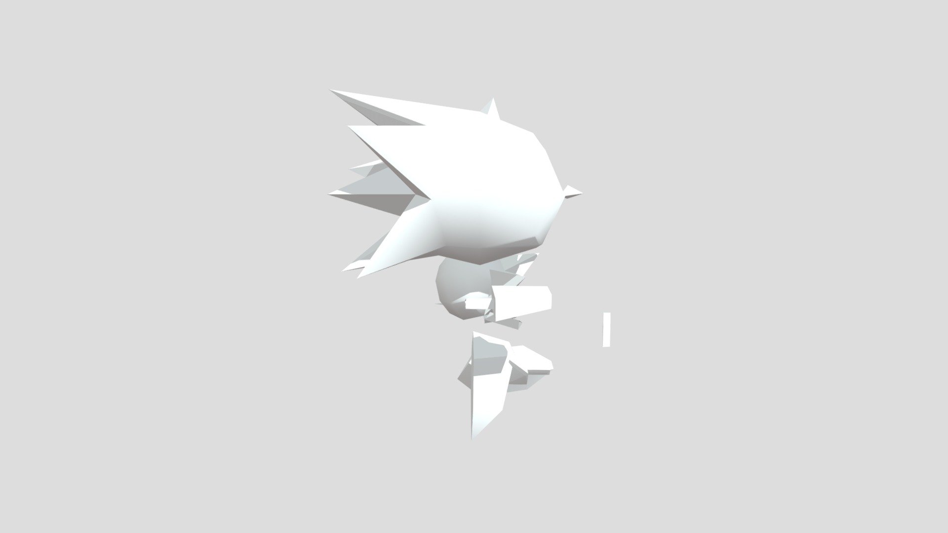 Broken Sonic - Download Free 3D model by sonicsansic911108 [251a5d8 ...