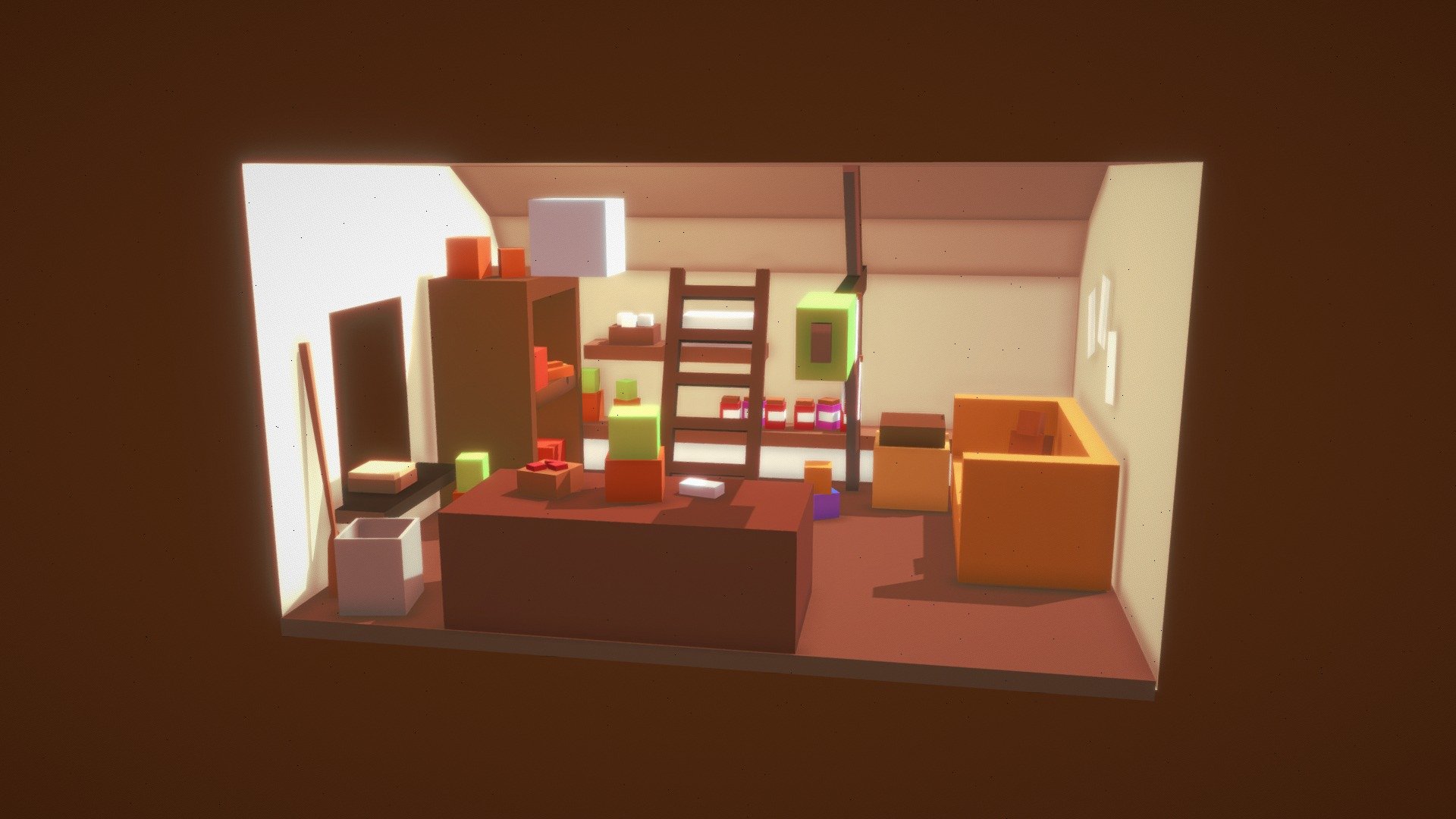 Assignment My Room: Blockout - 3D model by Juultje Smits ...