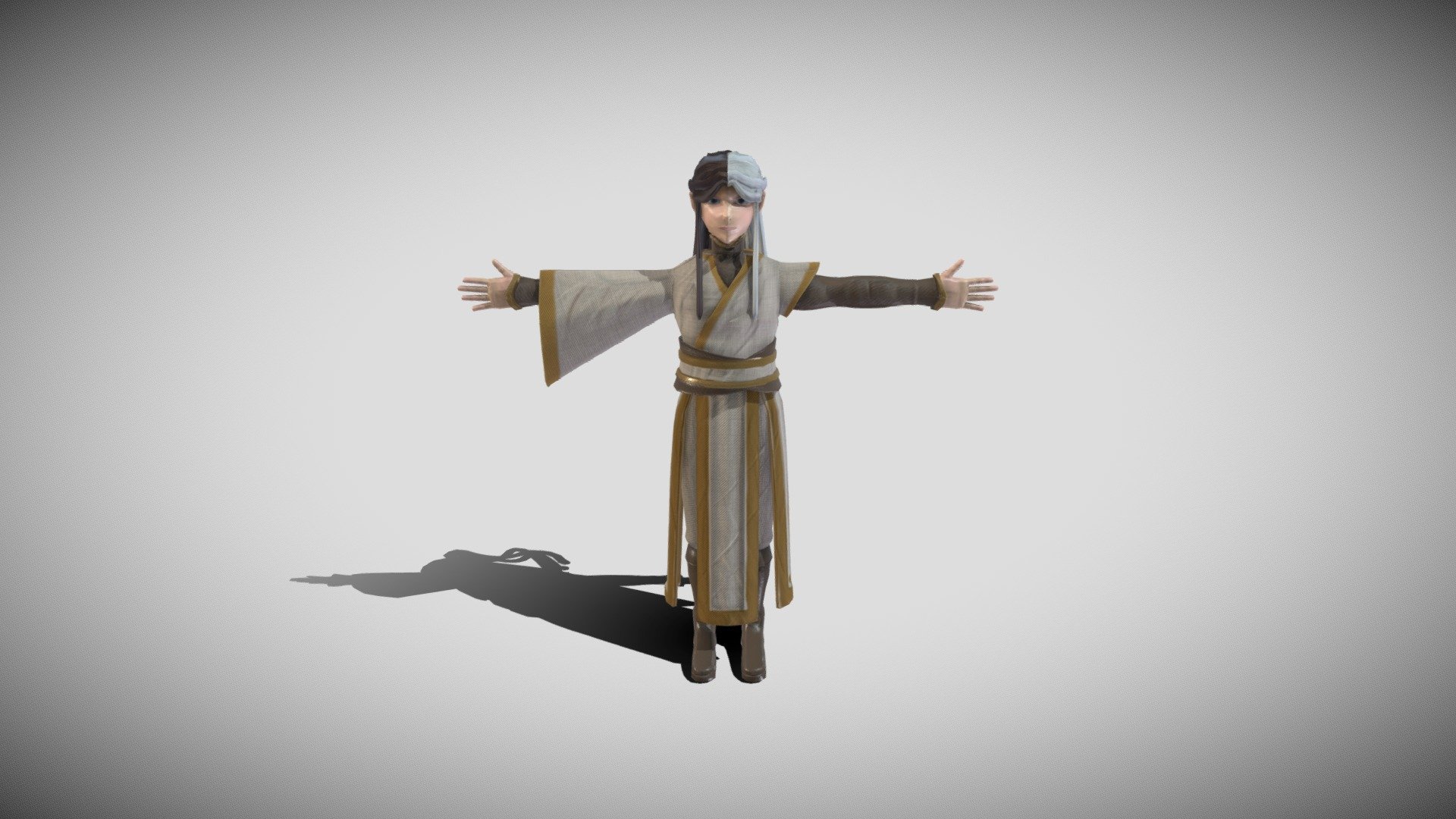 Chinese Character model - 3D model by lydiatanyx [251bec6] - Sketchfab