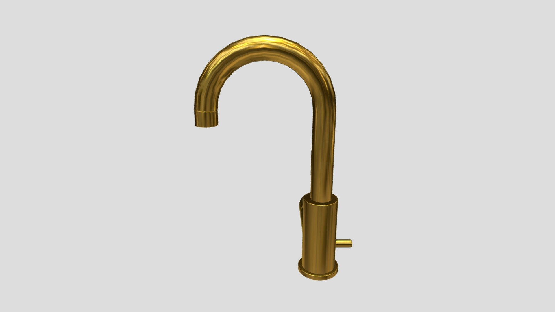 Faucet - Golden - 3D model by Digital Agents Interactive Pvt Ltd ...