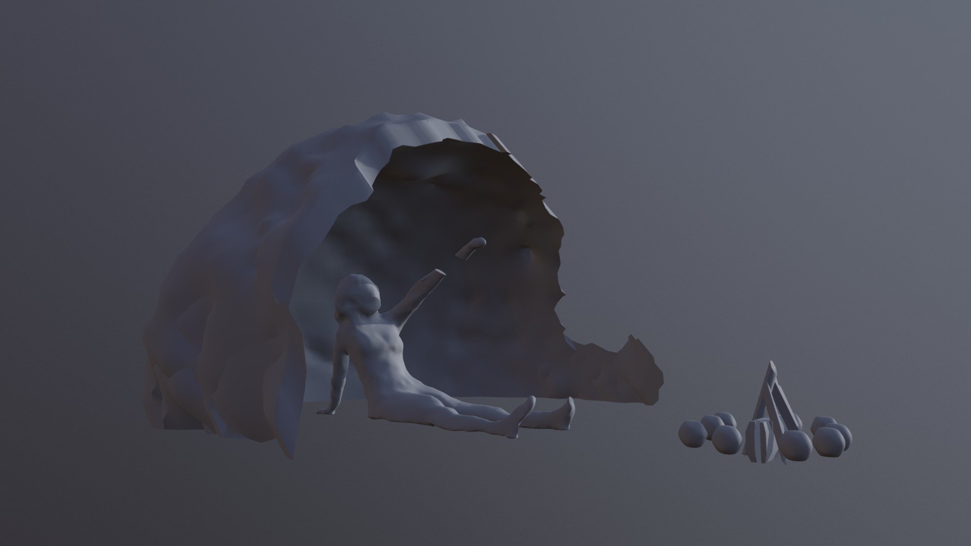 Gaze - 3D model by patricklabelle [251dd0b] - Sketchfab
