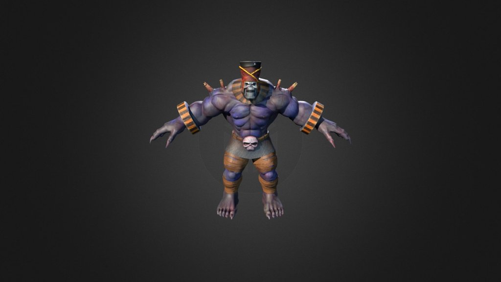 PharaohZombie - 3D model by blondebobo [2520b5d] - Sketchfab