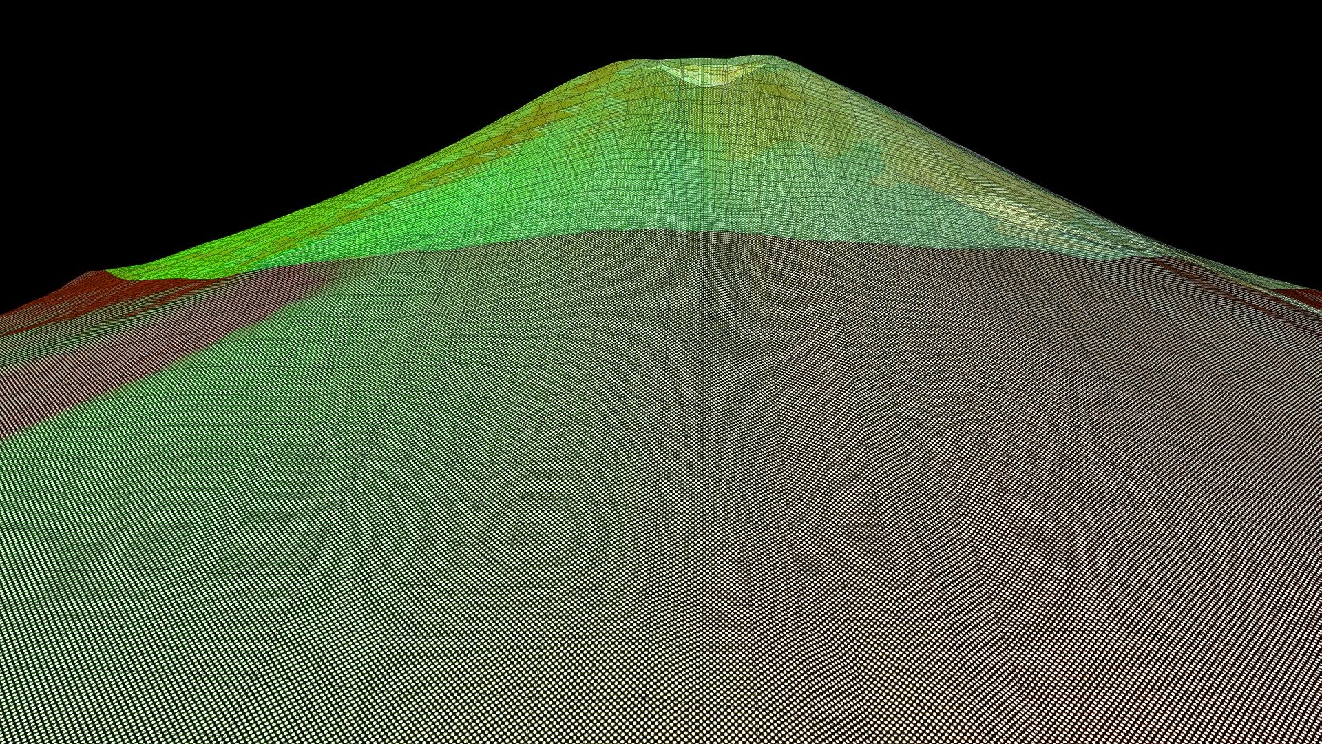 Mount Fuji LIDAR Dot and Color Map - Japan - Download Free 3D model by ...