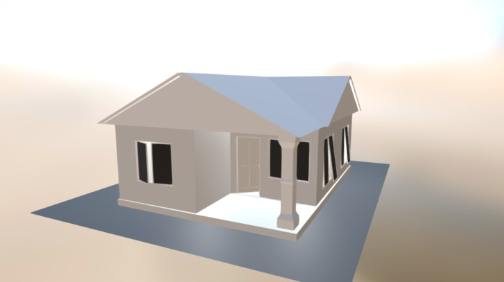 Mini House - Download Free 3D model by anas adi m (@anasadim) [25271a3 ...