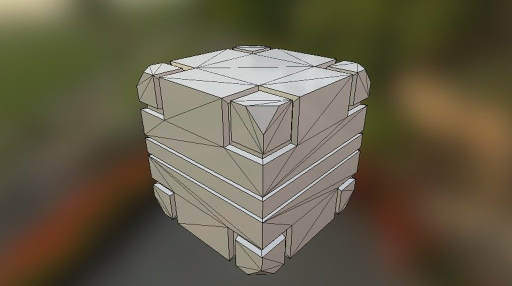 CGCookie Exercise 1 Cube - 3D model by wanderingmonk7 [2527720] - Sketchfab